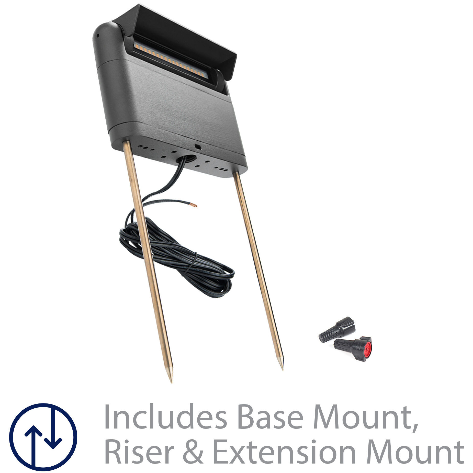 WAC Lighting 6401-27BK Tyler 12 6.00 watt Black Path Lighting in 2700K ...