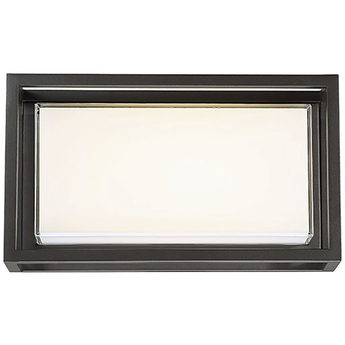 Modern Forms WS-W73614-BZ Framed LED 8 inch Bronze Outdoor Wall Light ...