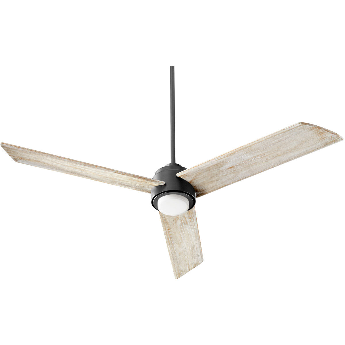 Quorum 35603-69 Trio 60 inch Noir with Weathered Oak Blades Ceiling Fan