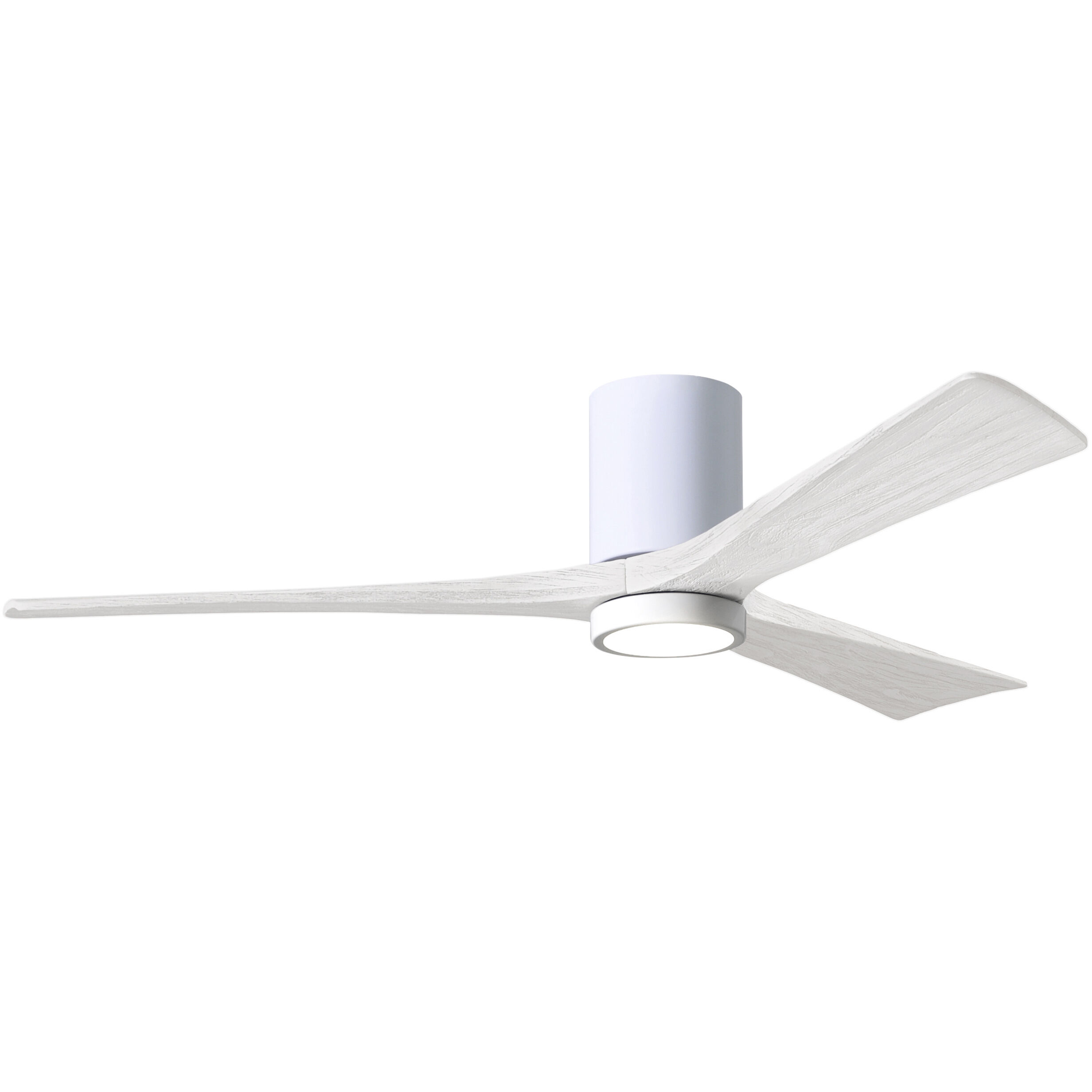 Matthews Fan Co IR3HLK-BK-MWH-60 Atlas Irene-3HLK 60 inch Matte Black with Matte White Blades ...