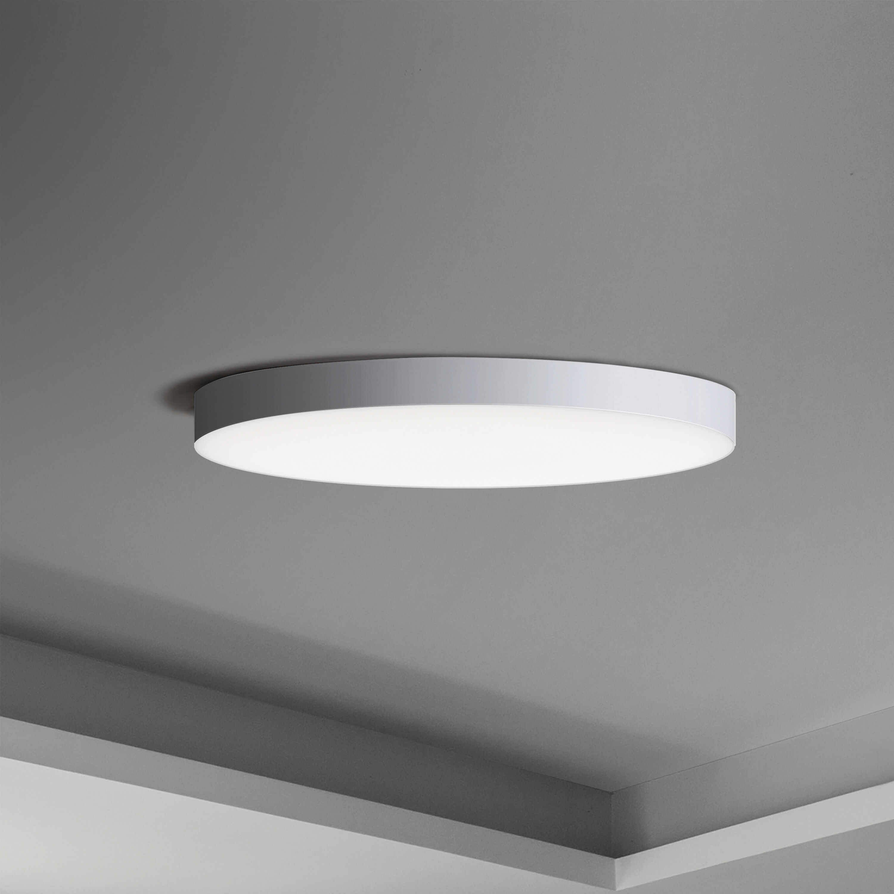 Maxim 57663WTWT Trim LED 9 inch White Flush Mount Ceiling Light