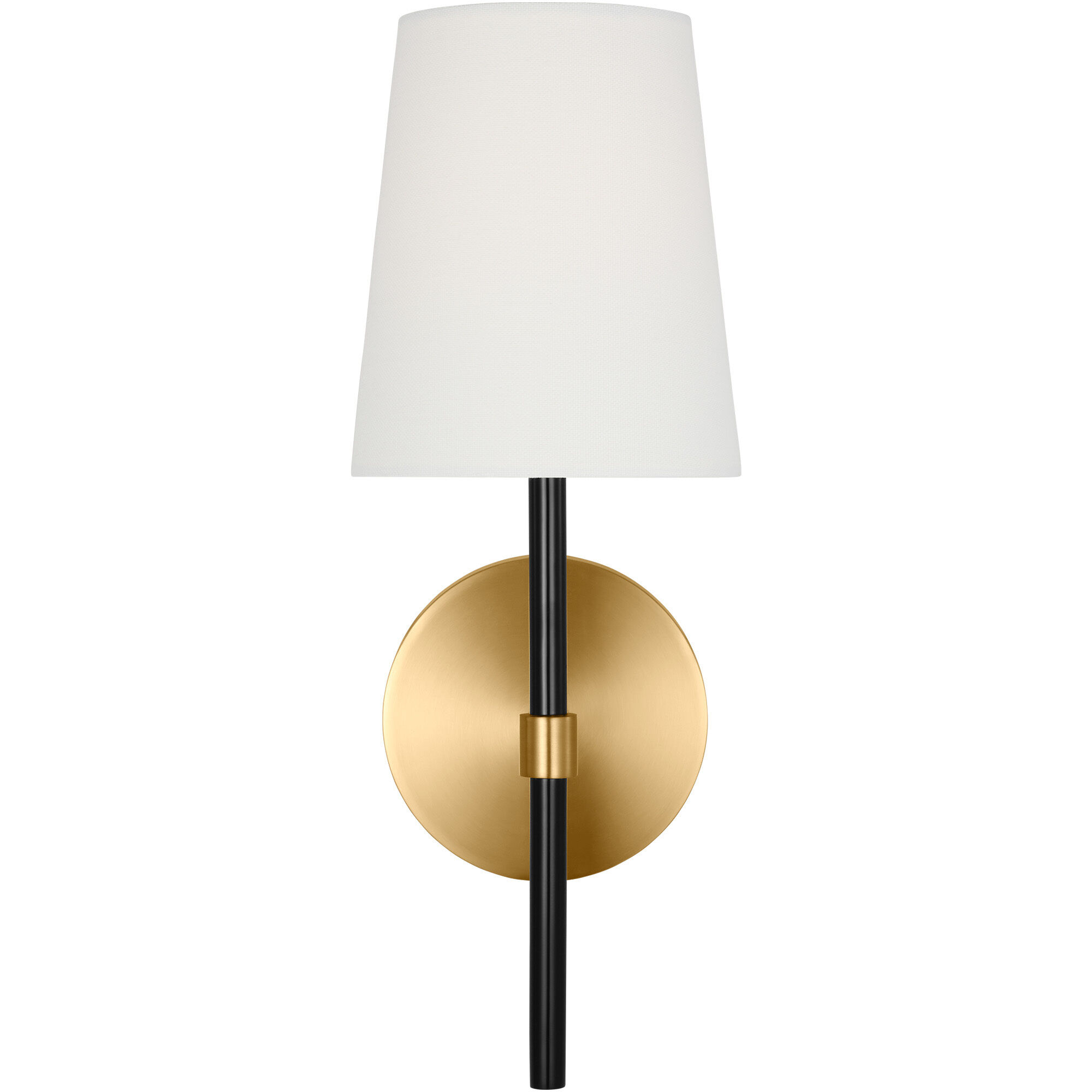 kate spade new york Monroe Sconce Wall Light in Burnished Brass with ...