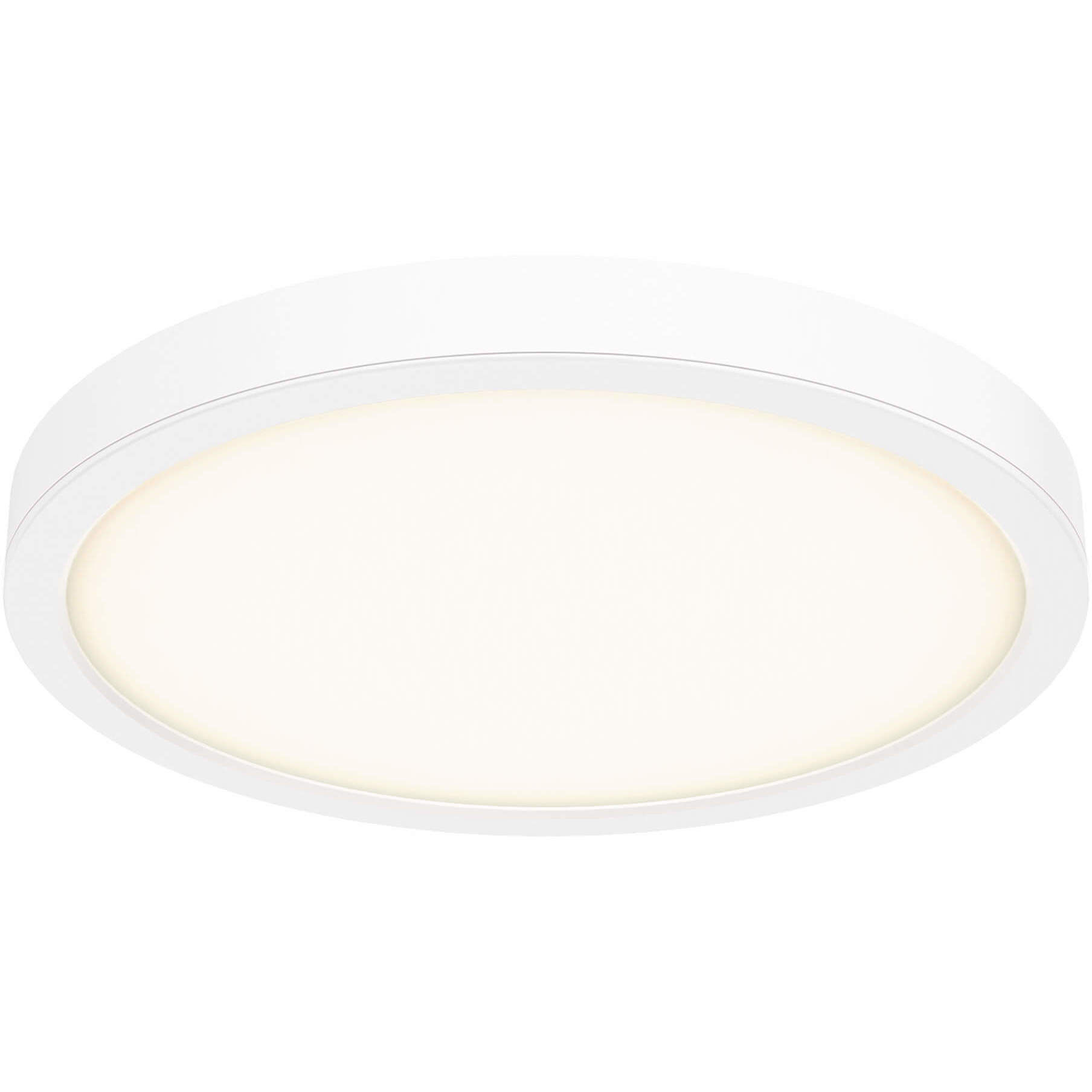 Delta LED 18 inch Satin Nickel Flushmount Ceiling Light, Indoor/Outdoor