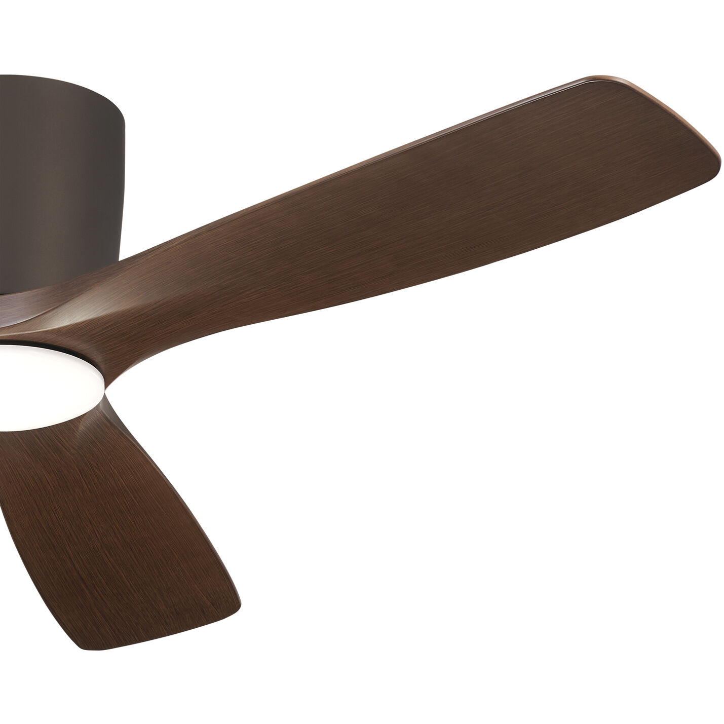 Kichler 300154SNB Volos 54 inch Satin Natural Bronze with Walnut/Walnut ...