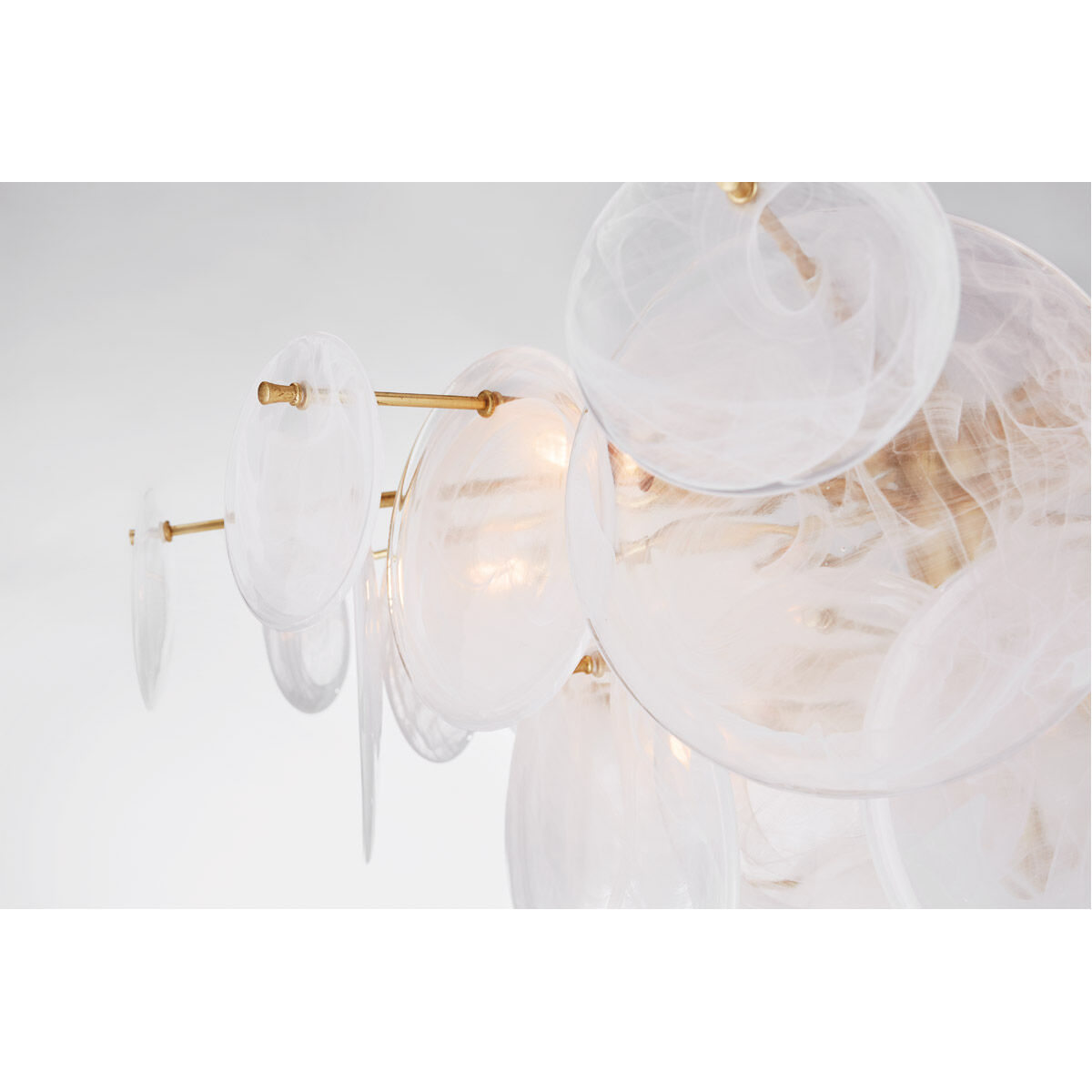 Visual Comfort Signature Collection | Visual Comfort ARN5450G-WSG AERIN Loire 9 Light 37.25 inch ...