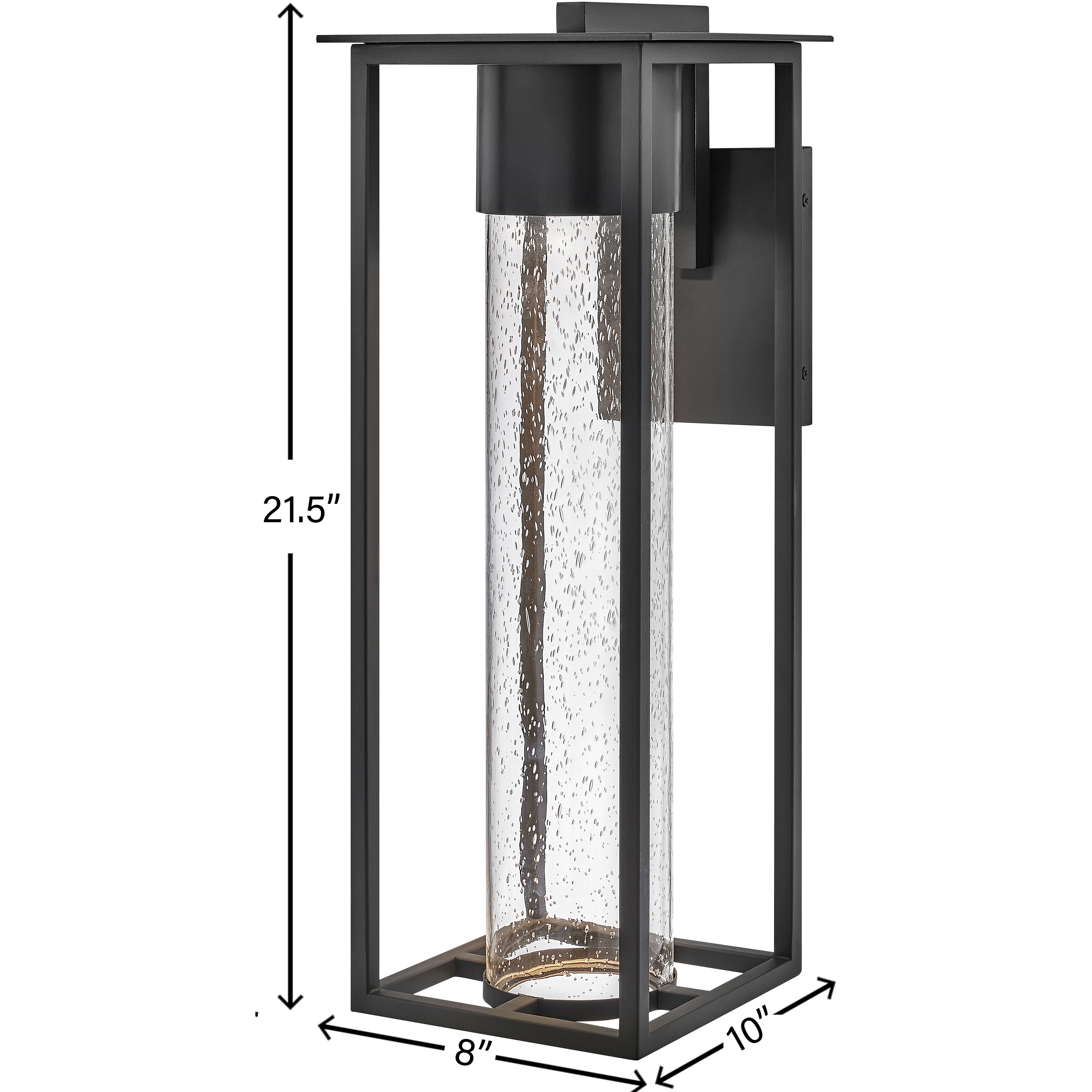 Hinkley 17025BK-LL Coastal Elements Coen LED 22 inch Black Outdoor Wall Mount Lantern