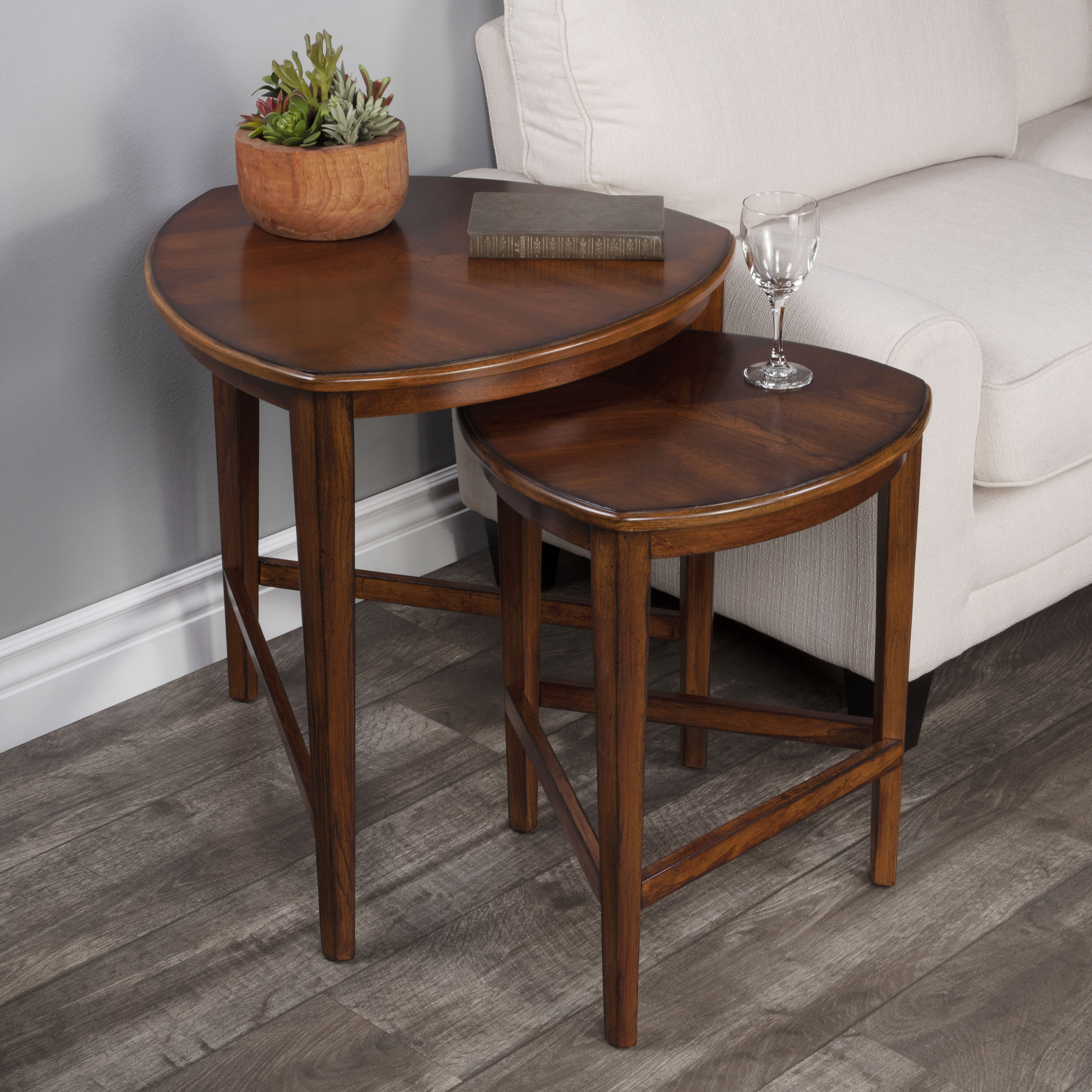 Butler Loft Finnegan 26 X 25 inch Antique Cherry Nesting Table