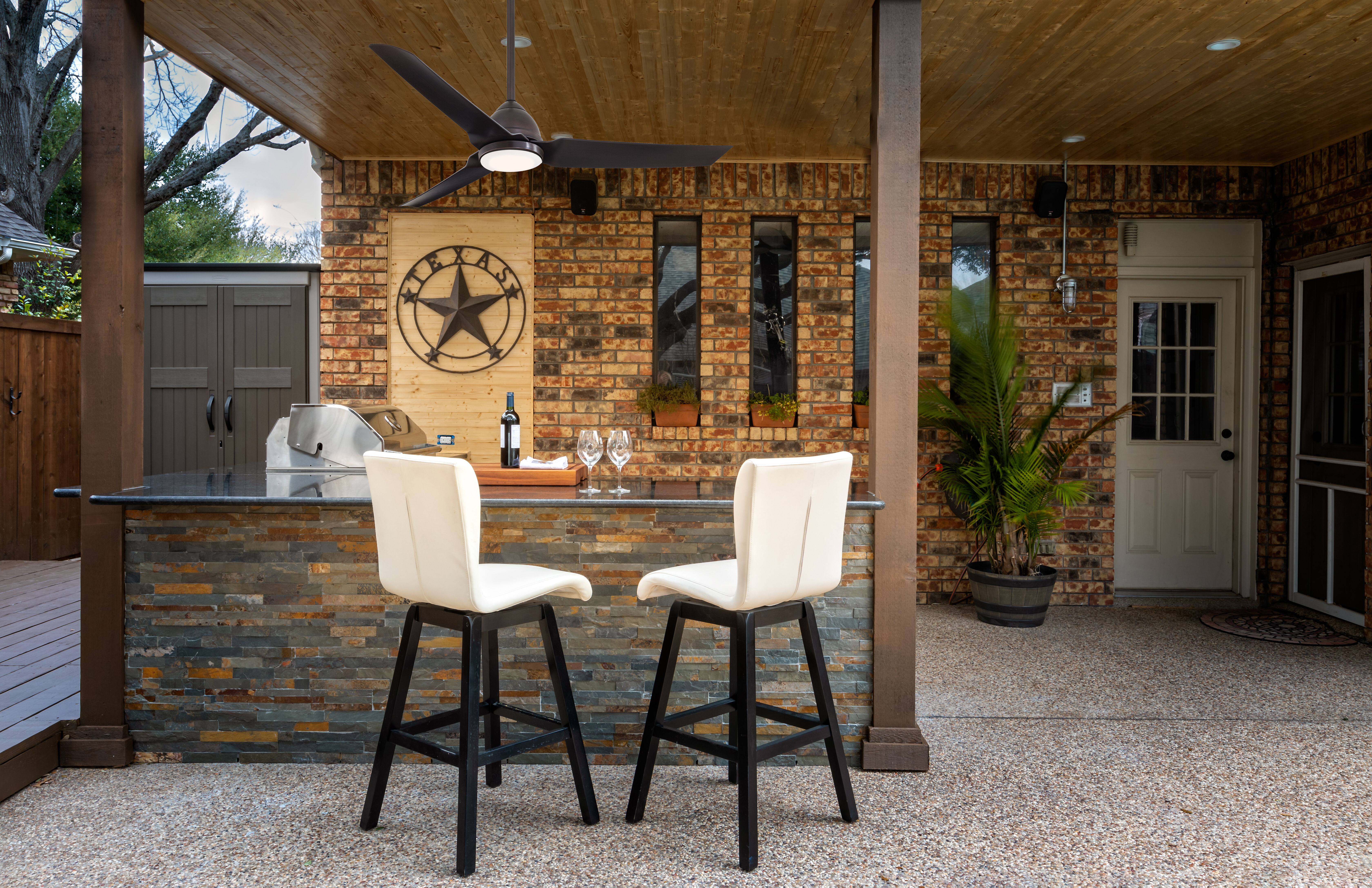 Minka-Aire F753L-KA Java 54 inch Kocoa Outdoor Ceiling Fan