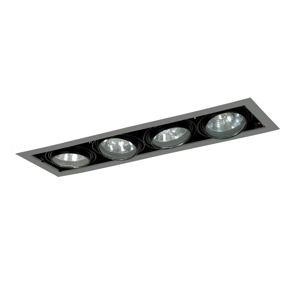 Jesco MGA175-4ESB Signature AR111 Silver & Black Recessed Lighting