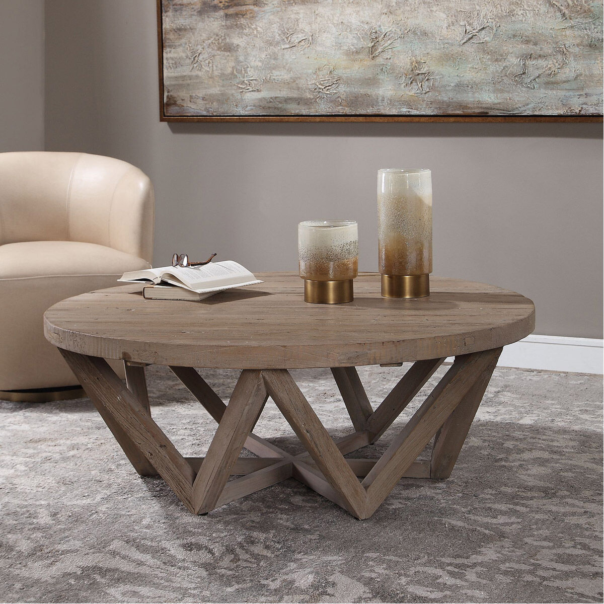 18 inch round coffee table store