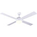 Canarm CF48FOL4WH Madison 48 inch White Ceiling Fan