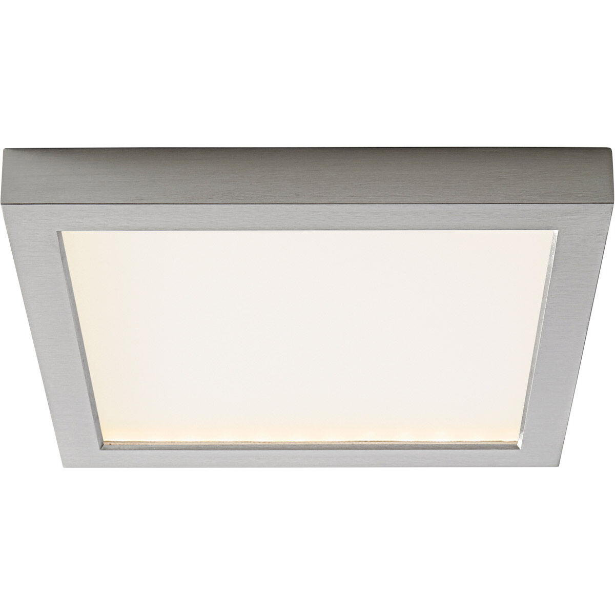 Oxygen Lighting 3-334-24 Altair LED 9 inch Satin Nickel Flush Mount ...