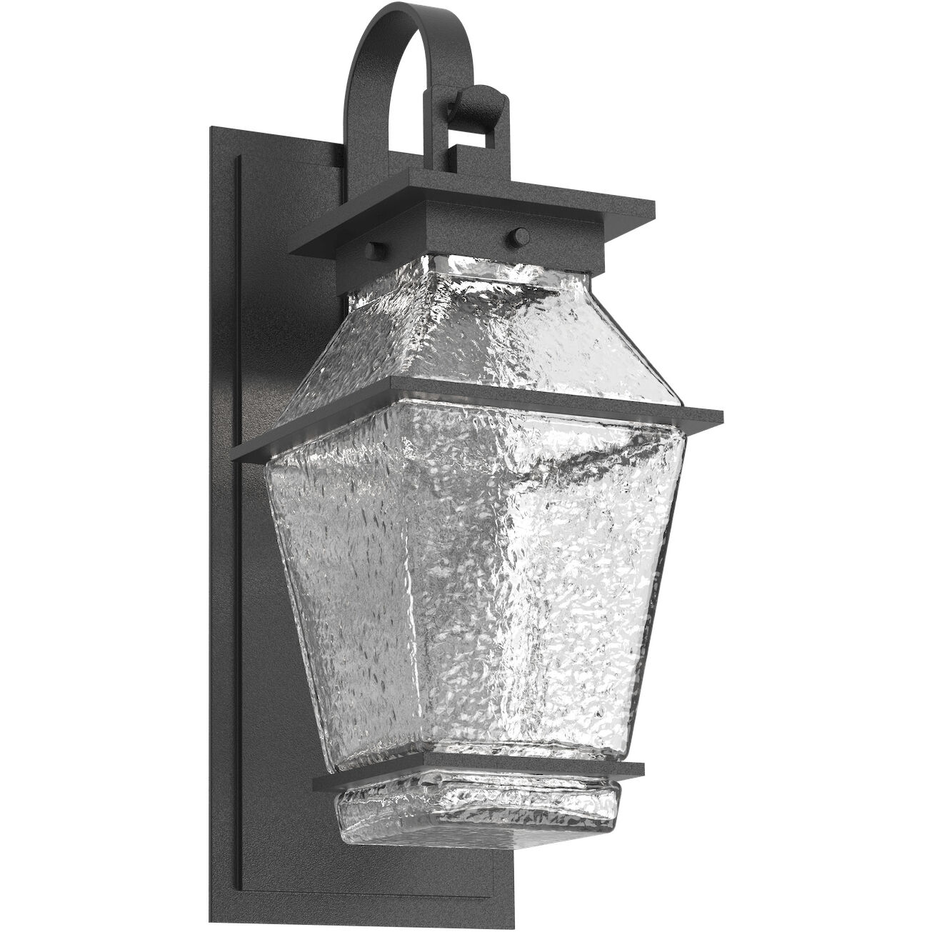 Landmark 1 Light 19.4 inch Textured Black Outdoor Sconce in E26 ...
