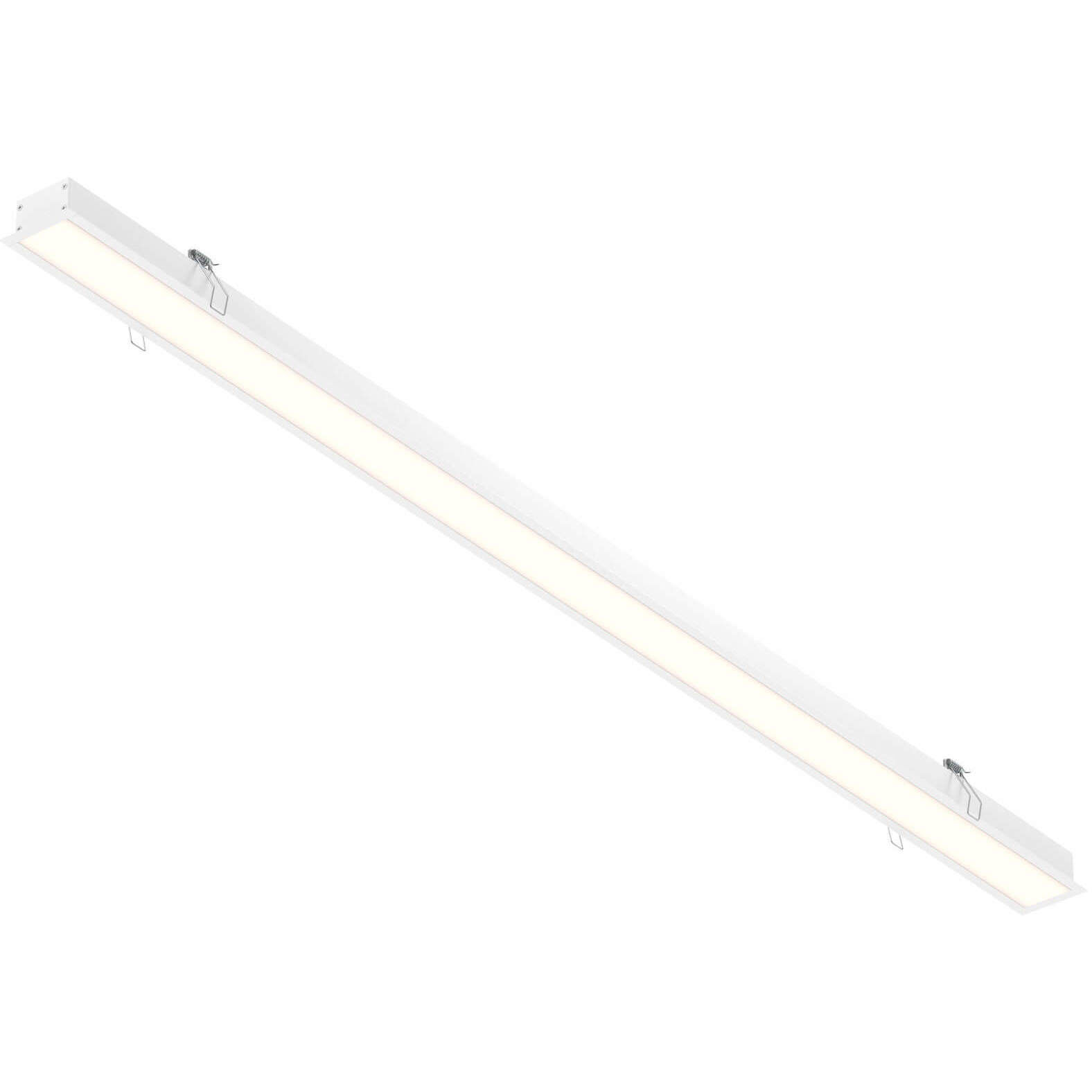 DALS Lighting LNR48-CC-WH Boulevard White Recessed, Linear