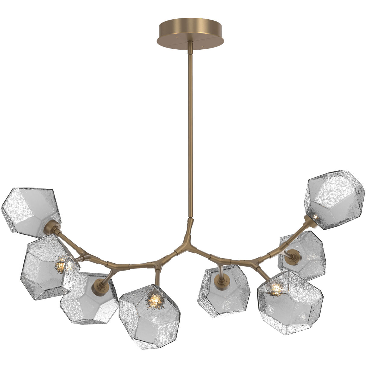 Gem LED 46.2 inch Flat Bronze Linear Pendant Ceiling Light in 2700K LED ...