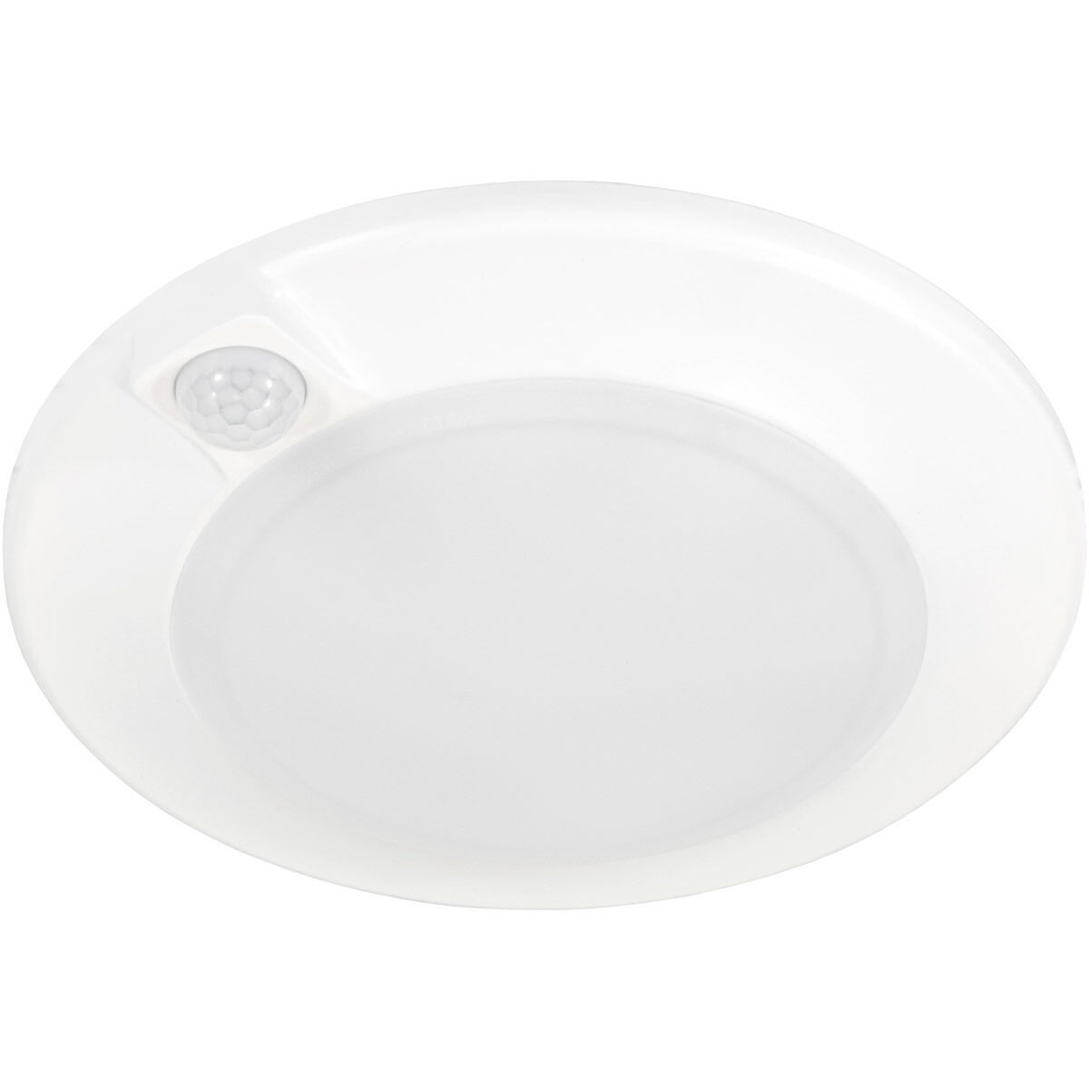 Jesco CM407RA-M-PIR-SW5-WH Luke LED 8 inch White Flush Mount Ceiling Light