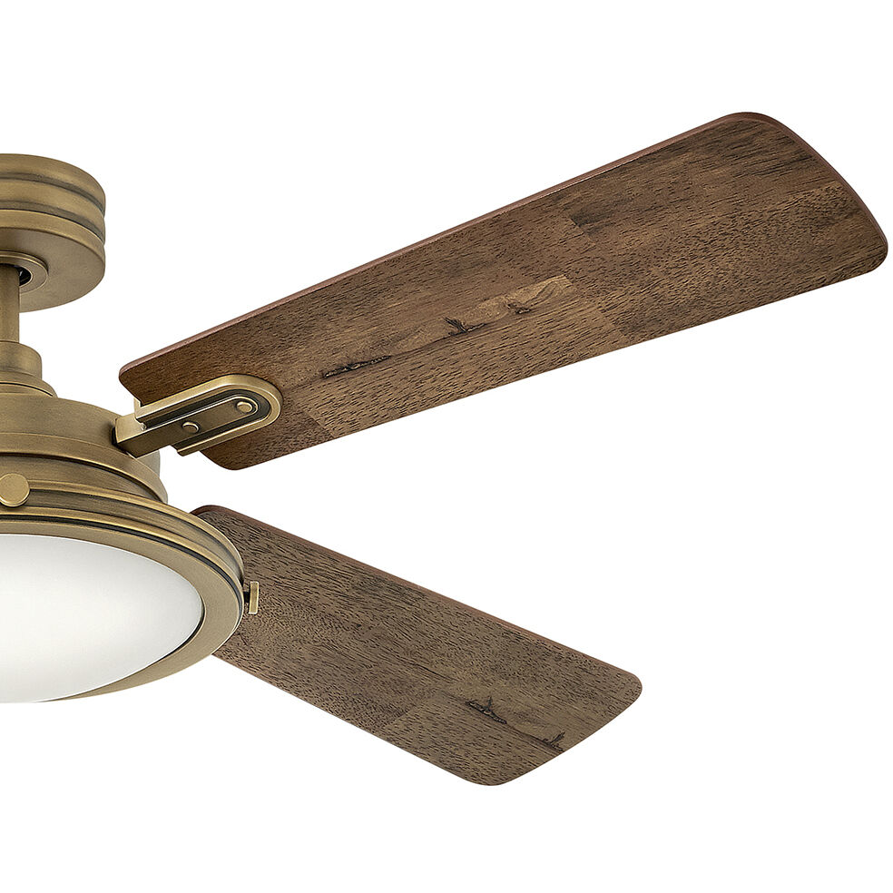 Hinkley 903254FHB-LID Collier 54 inch Heritage Brass with Birch/Walnut ...