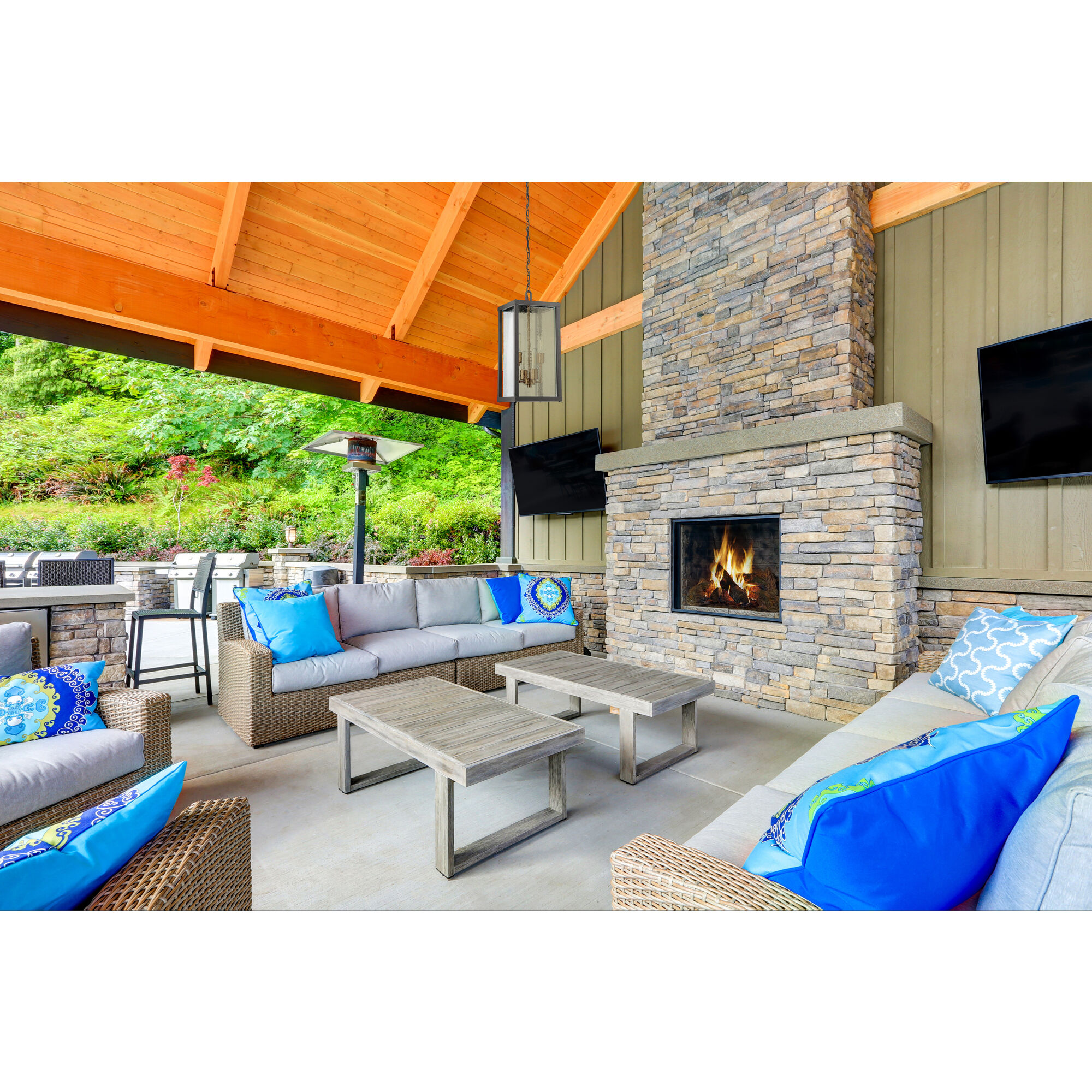 Craftmade Z9902-MNPAB Farnsworth Outdoor Wall Mount, Small