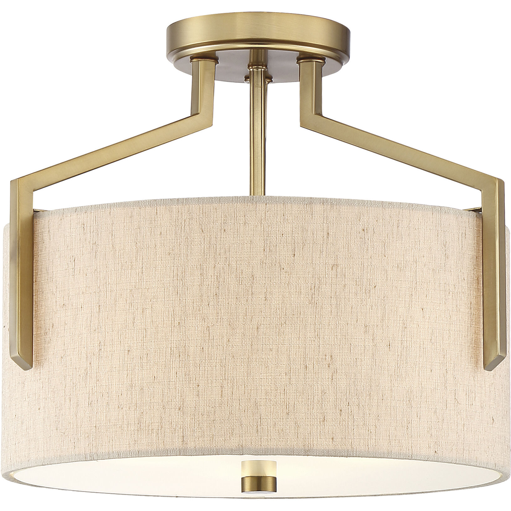 Designers Fountain 93911-BG Elara 3 Light 15 inch Brushed Gold Semi ...