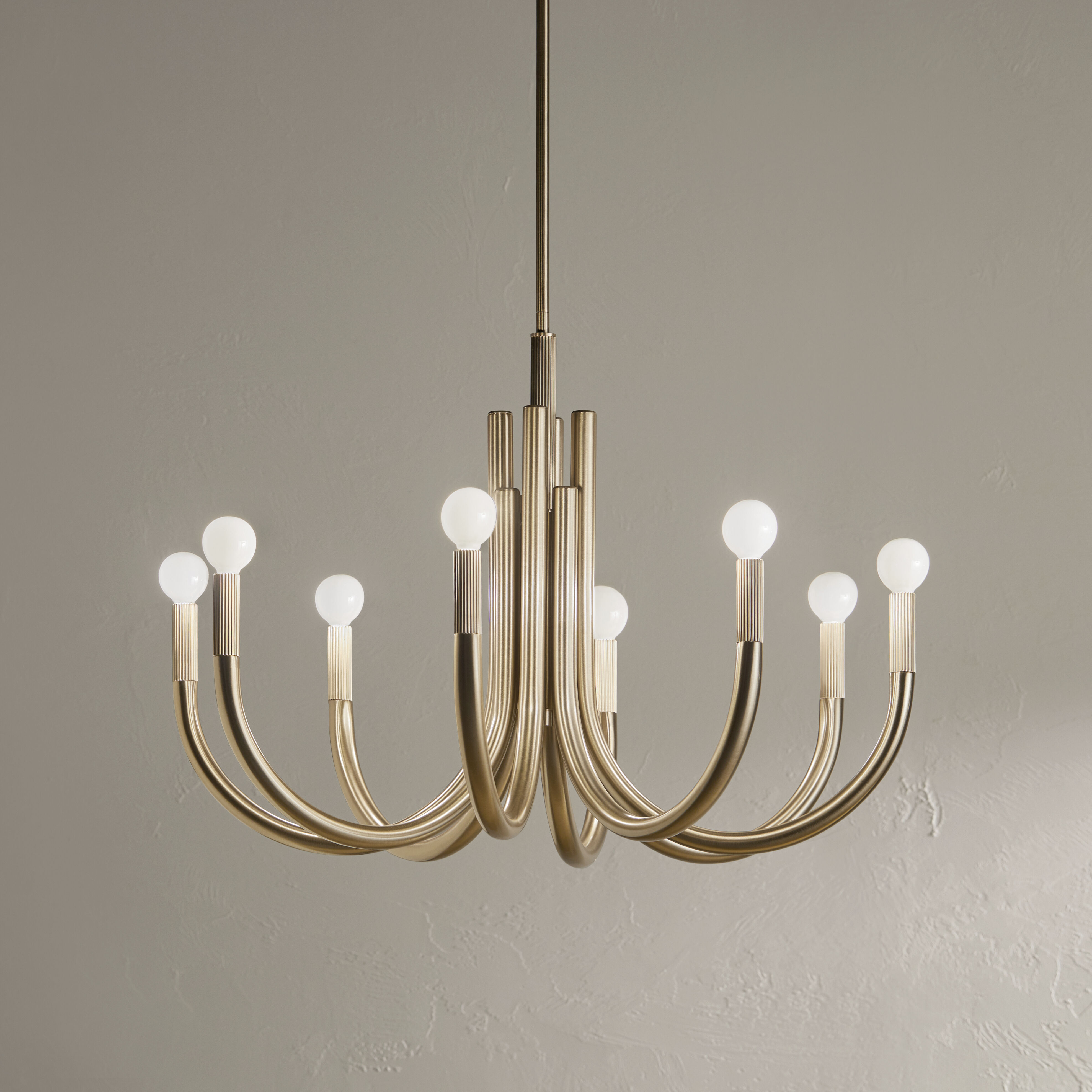 Kichler 52550CPZ Odensa LED 29.25 inch Champagne Bronze Chandelier ...