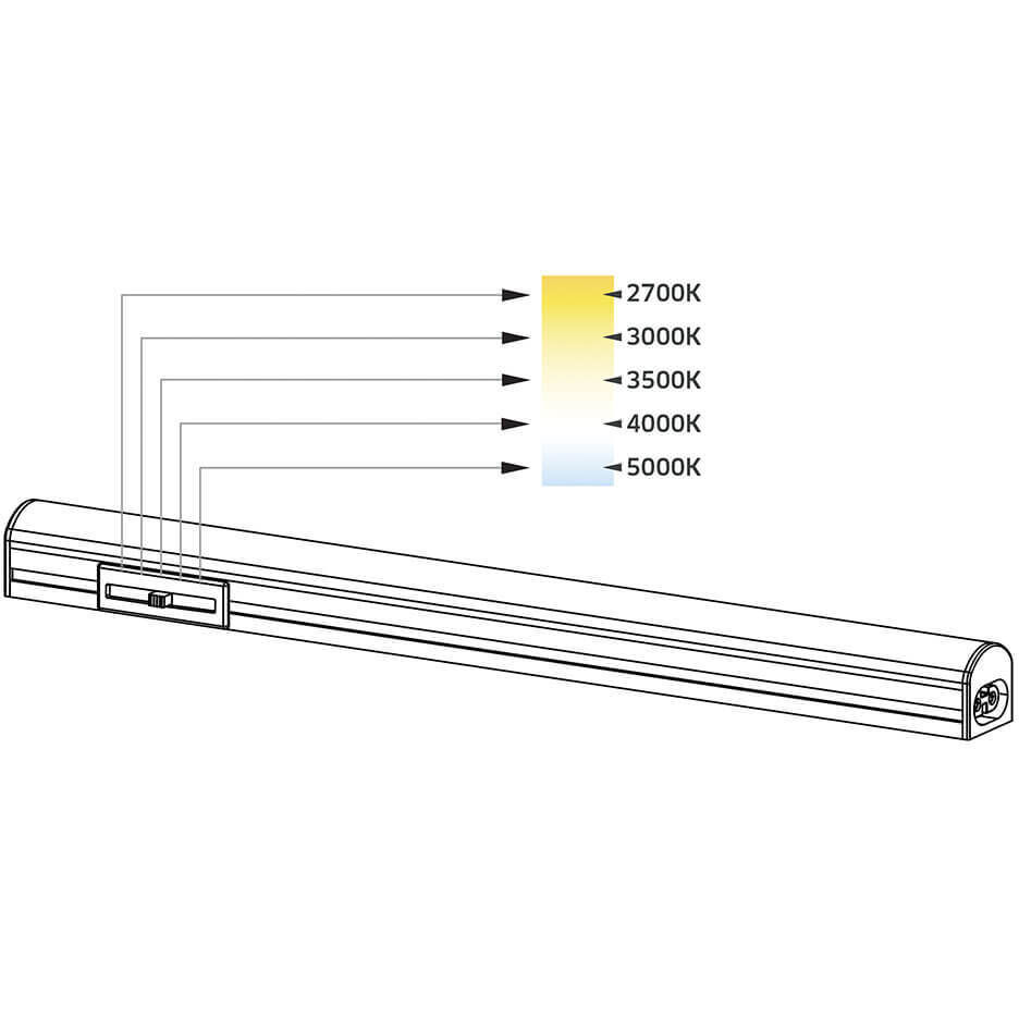 Power-Led Linear LED 48 inch Aluminum Linear Ceiling Light, Under ...