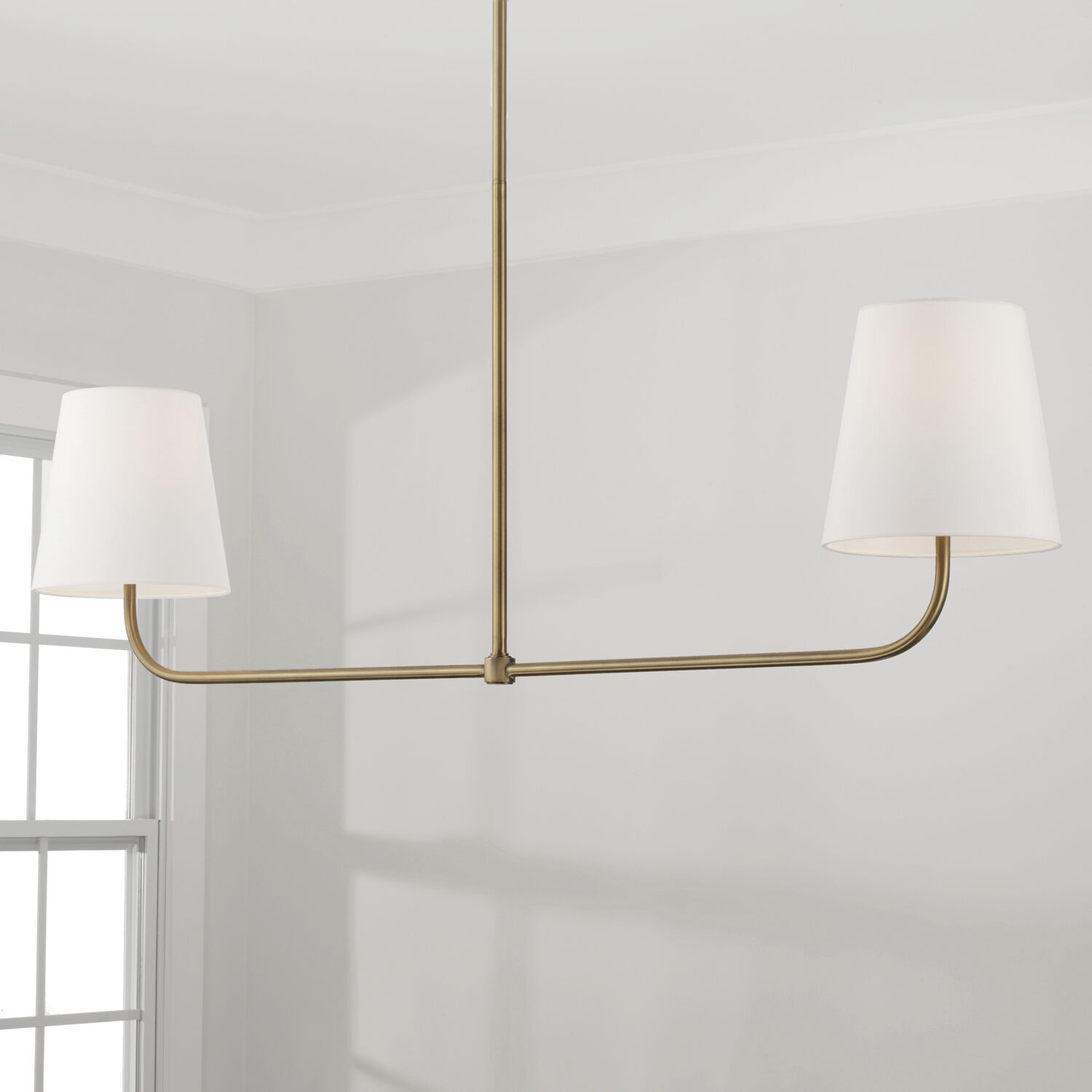Brody 2 Light 50 inch Aged Brass Island Light Ceiling Light
