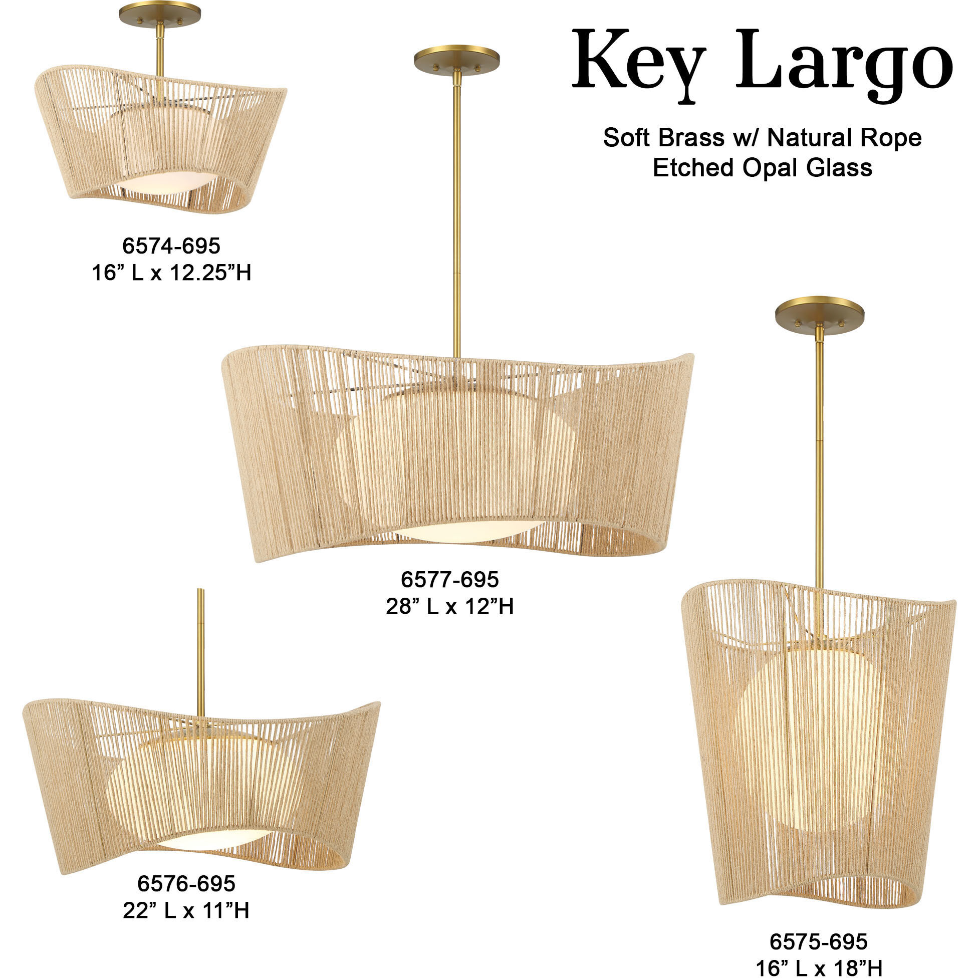 Minka-Lavery 6574-695 Key Largo 1 Light 16 inch Soft Brass Semi Flush ...