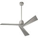 Oxygen Lighting 3-113-24 Dynamo 54 inch Satin Nickel with Silver Blades ...