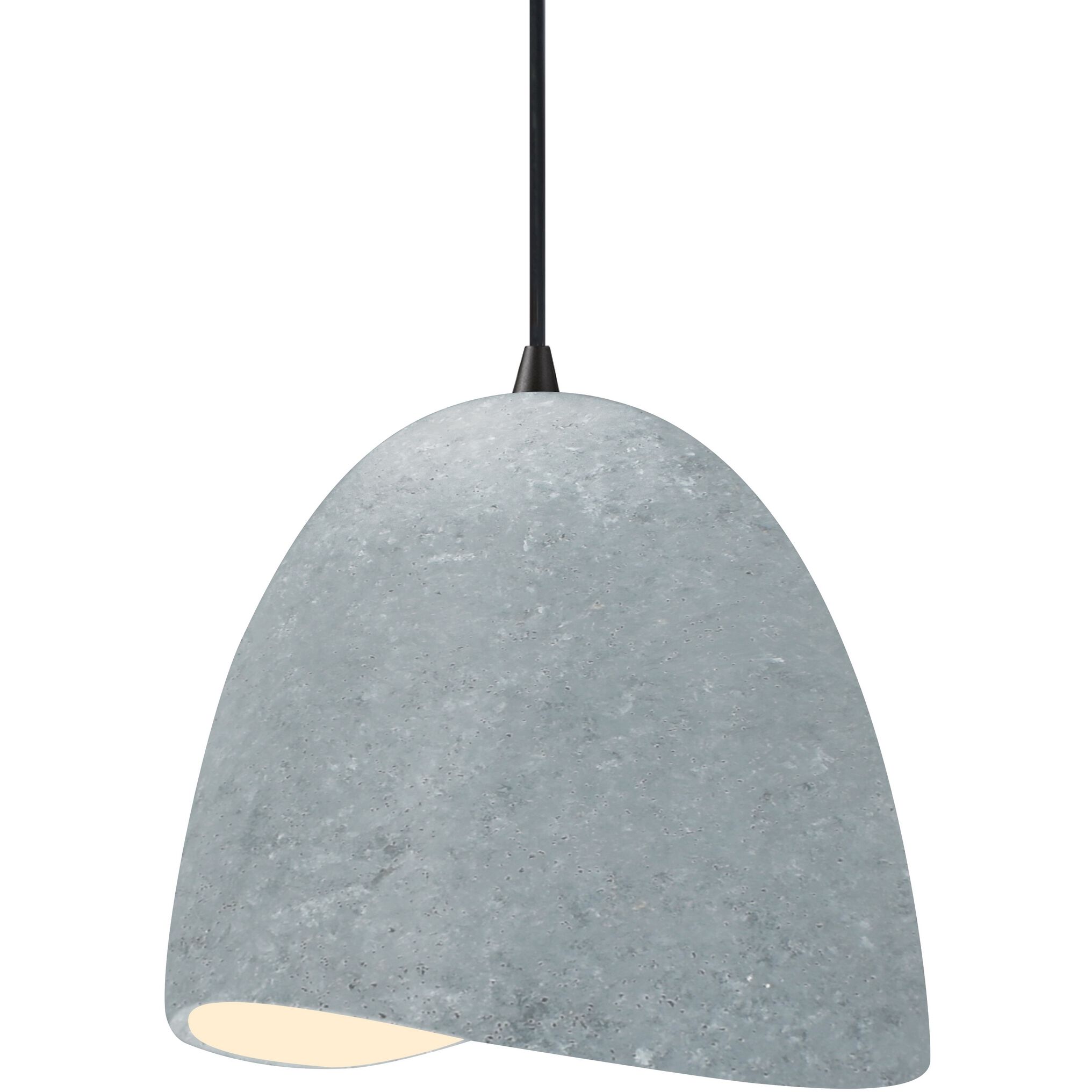 Justice Design CER-6610-CONC-MBLK-BKCD Radiance Collection - Brisa ...