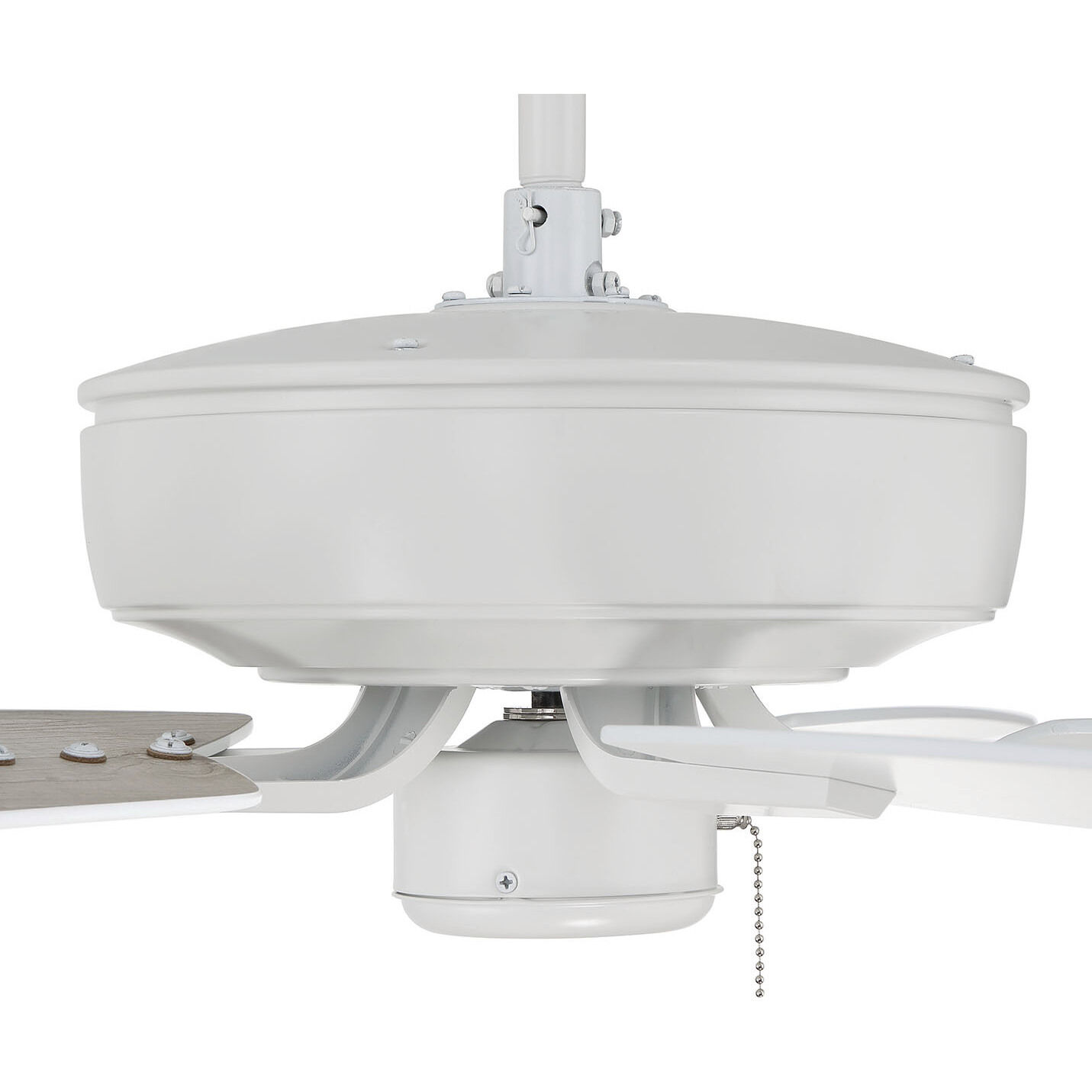 Craftmade P52W5-52WWOK Pro Plus 52 inch White with White/Washed Oak ...