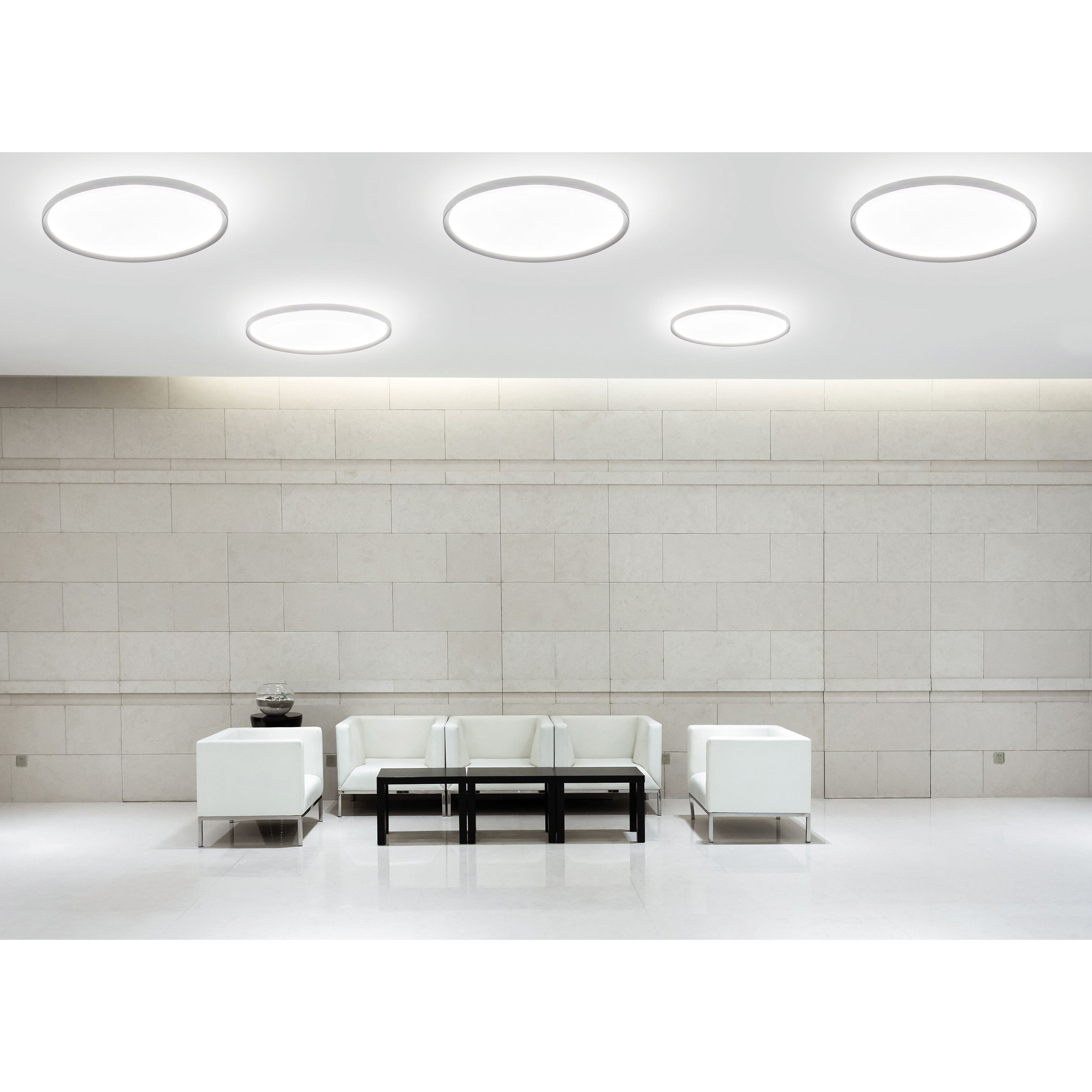 Bruck Lighting BINAS-RD-24-D-BK Bina LED 24 inch Black Surface Mount ...