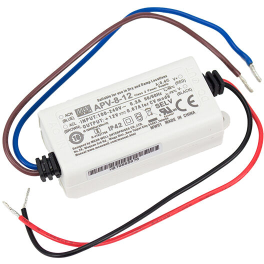 American Lighting LED-DR8-24 LED Driver White Drivers, Class 2 DC