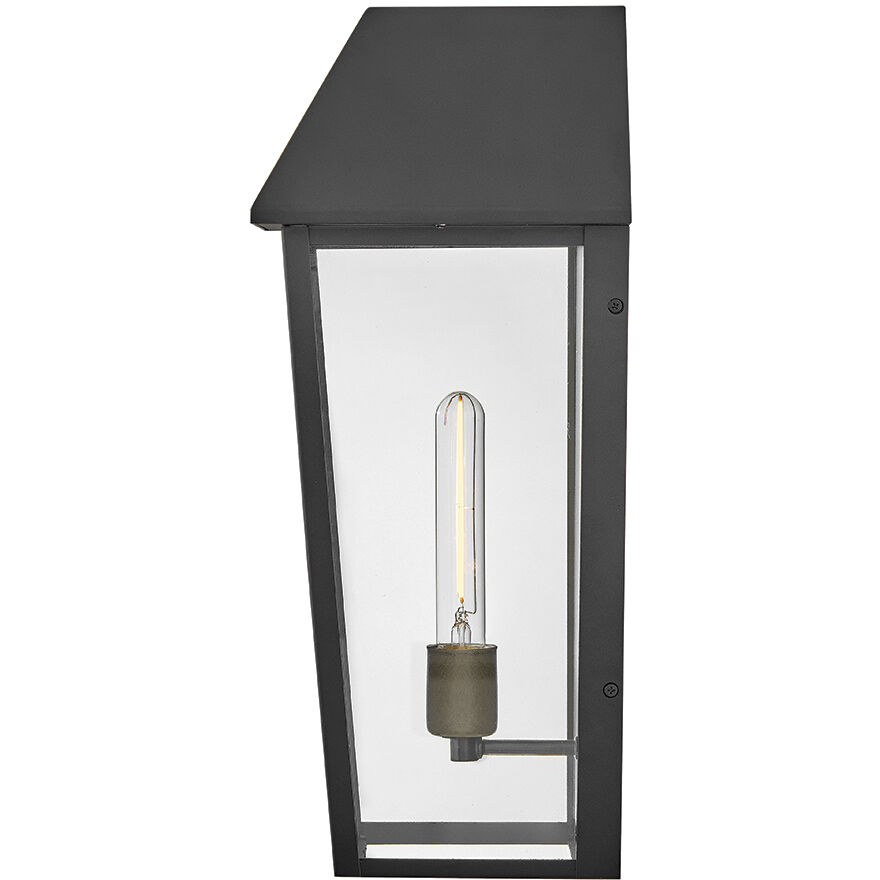 Lark 82084BK Maclin 1 Light 19.5 inch Black Outdoor Wall Mount