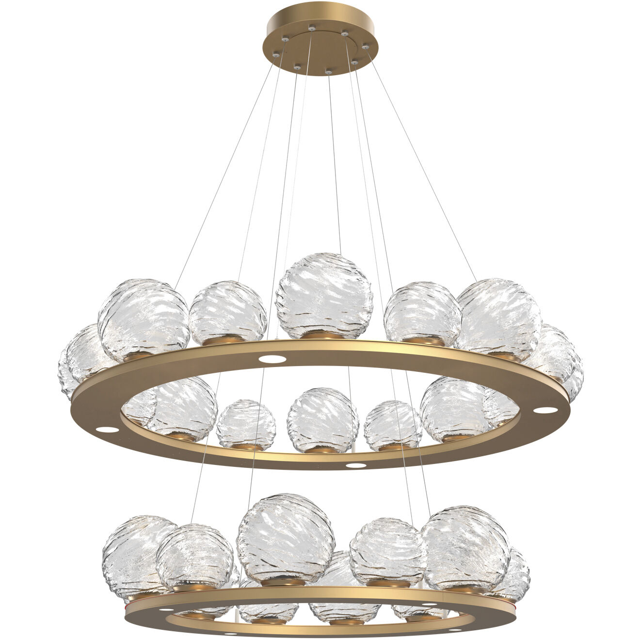 Hammerton Studio CHB0092-2B-BS-C-CA1-L3 Gaia LED 48 inch Beige Silver ...