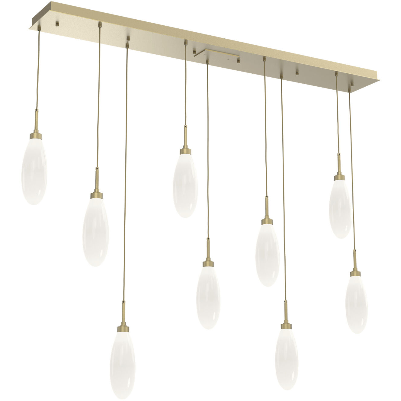 Hammerton Studio PLB0071-09-GB-WL-C01-L3 Fiori Linear Multi-Pendant ...