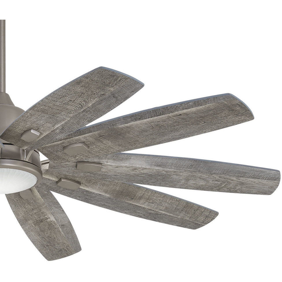 Minka-Aire F864L-BNK Barn 65 inch Savannah Gray Ceiling Fan in ...