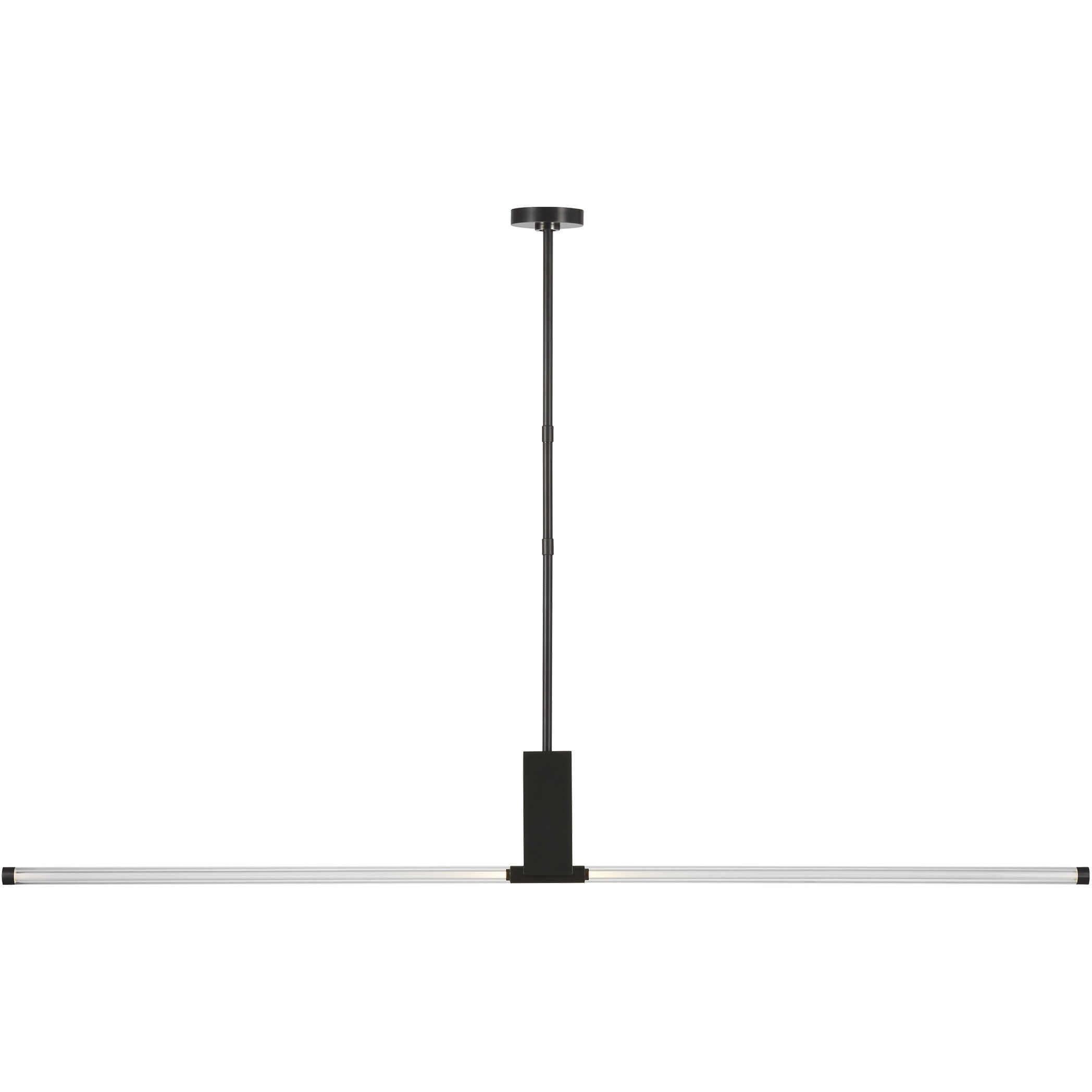 Kelly Wearstler Phobos LED 66 inch Natural Brass Linear Suspension ...