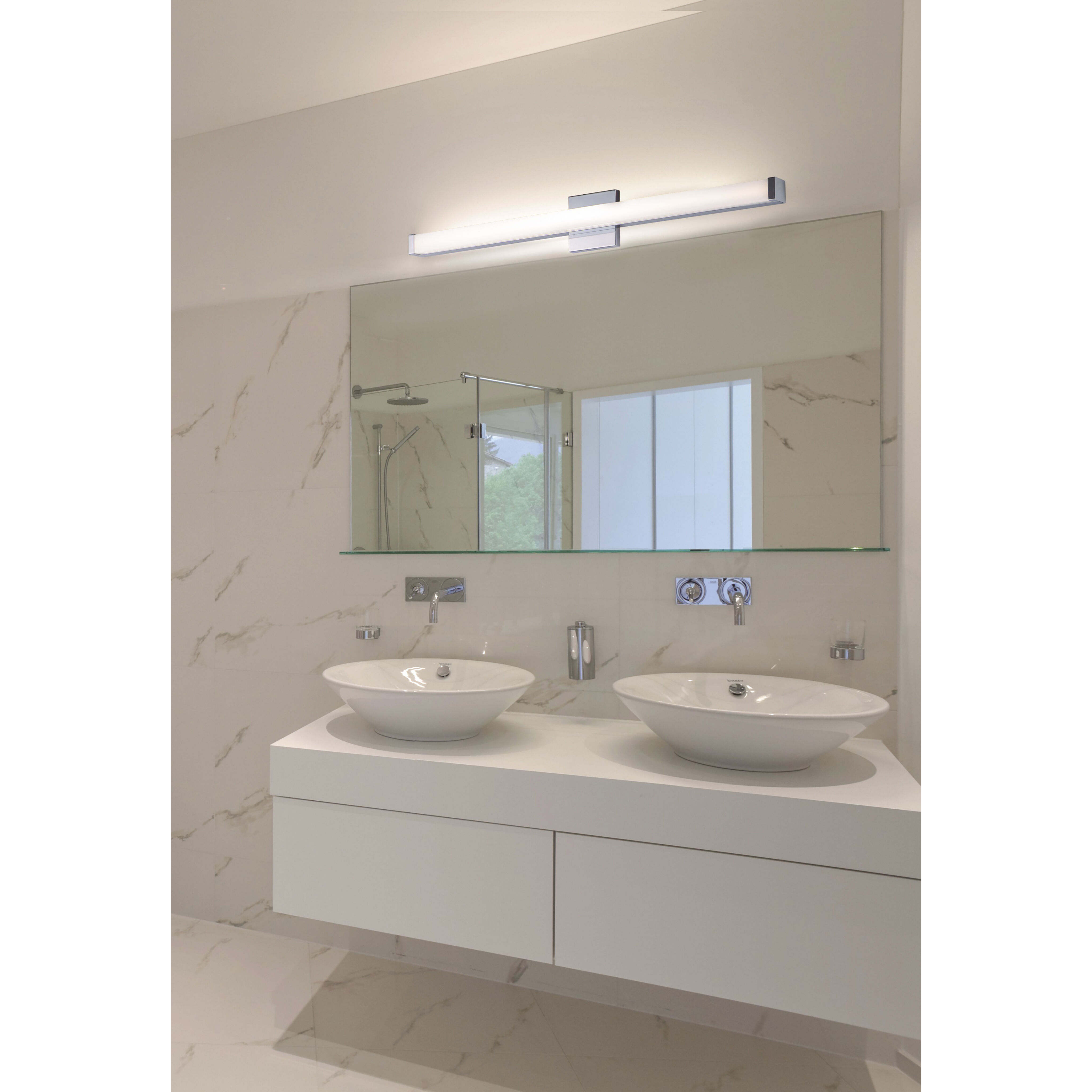 Maxim 52006PC Spec Vanity LED 36 inch Polished Chrome Bath Vanity Wall ...