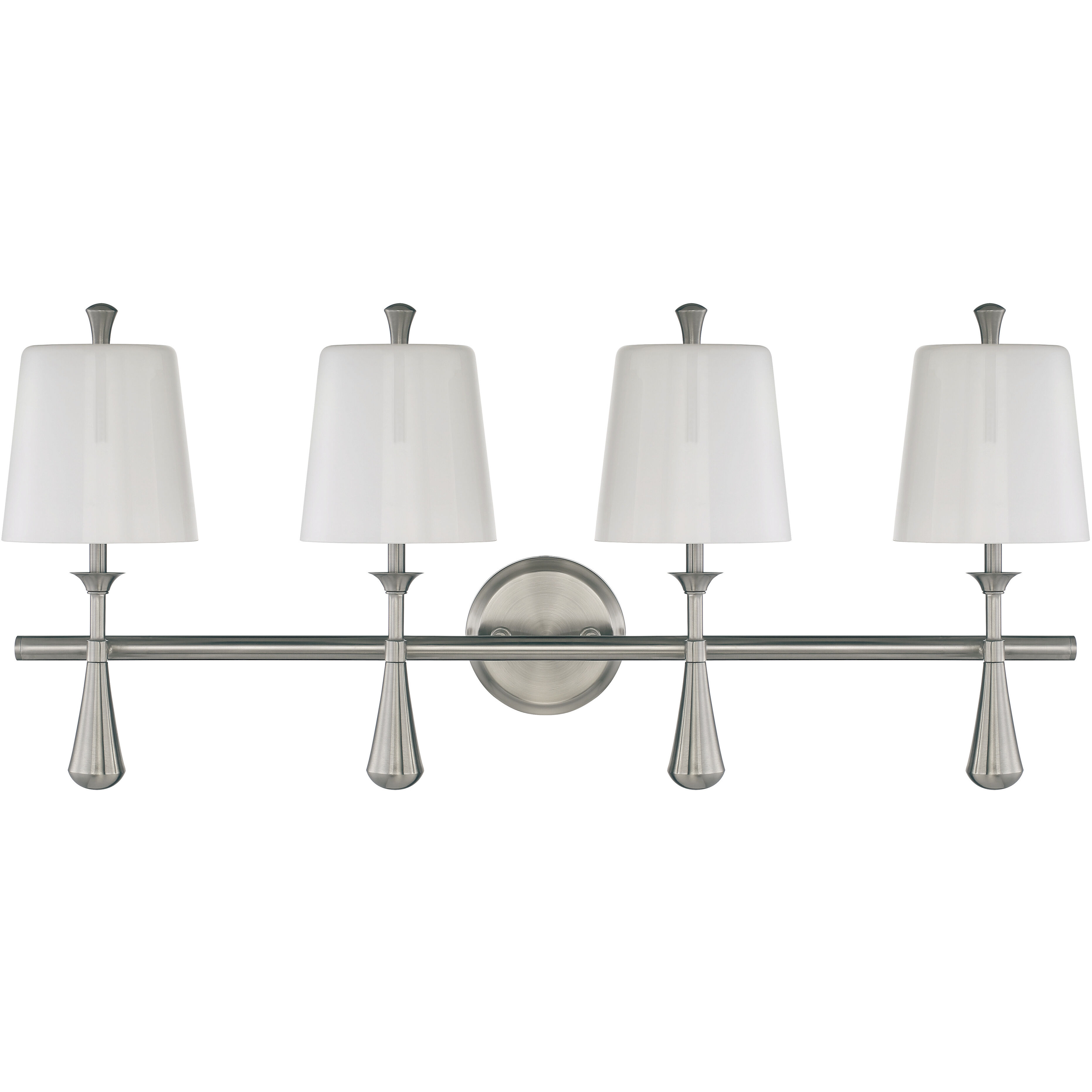 Craftmade 57404-BNK Palmer 4 Light 32 inch Brushed Polished Nickel ...