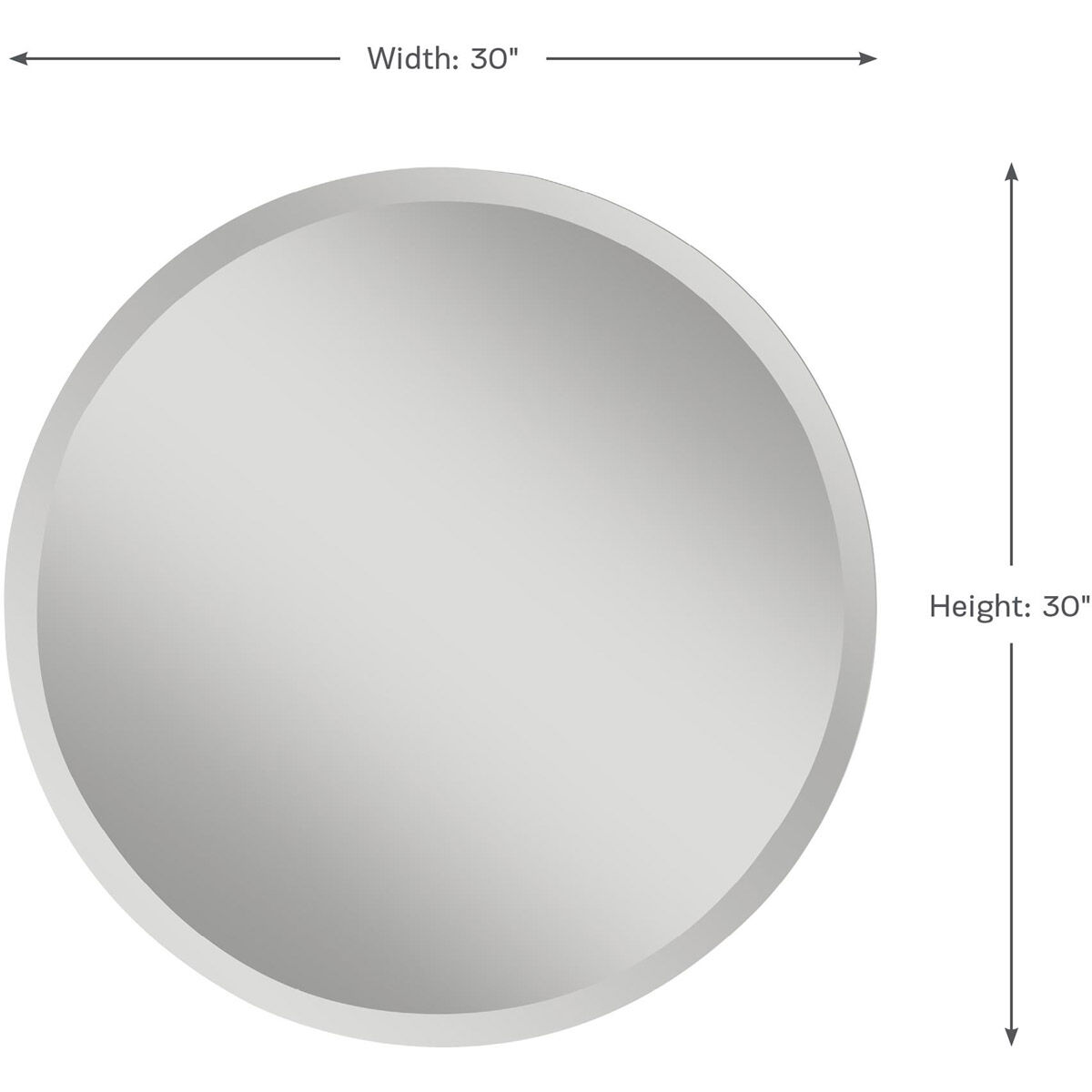 Generation Lighting | Feiss MR1155 Infinity 30 X 30 inch Mirror Glass ...