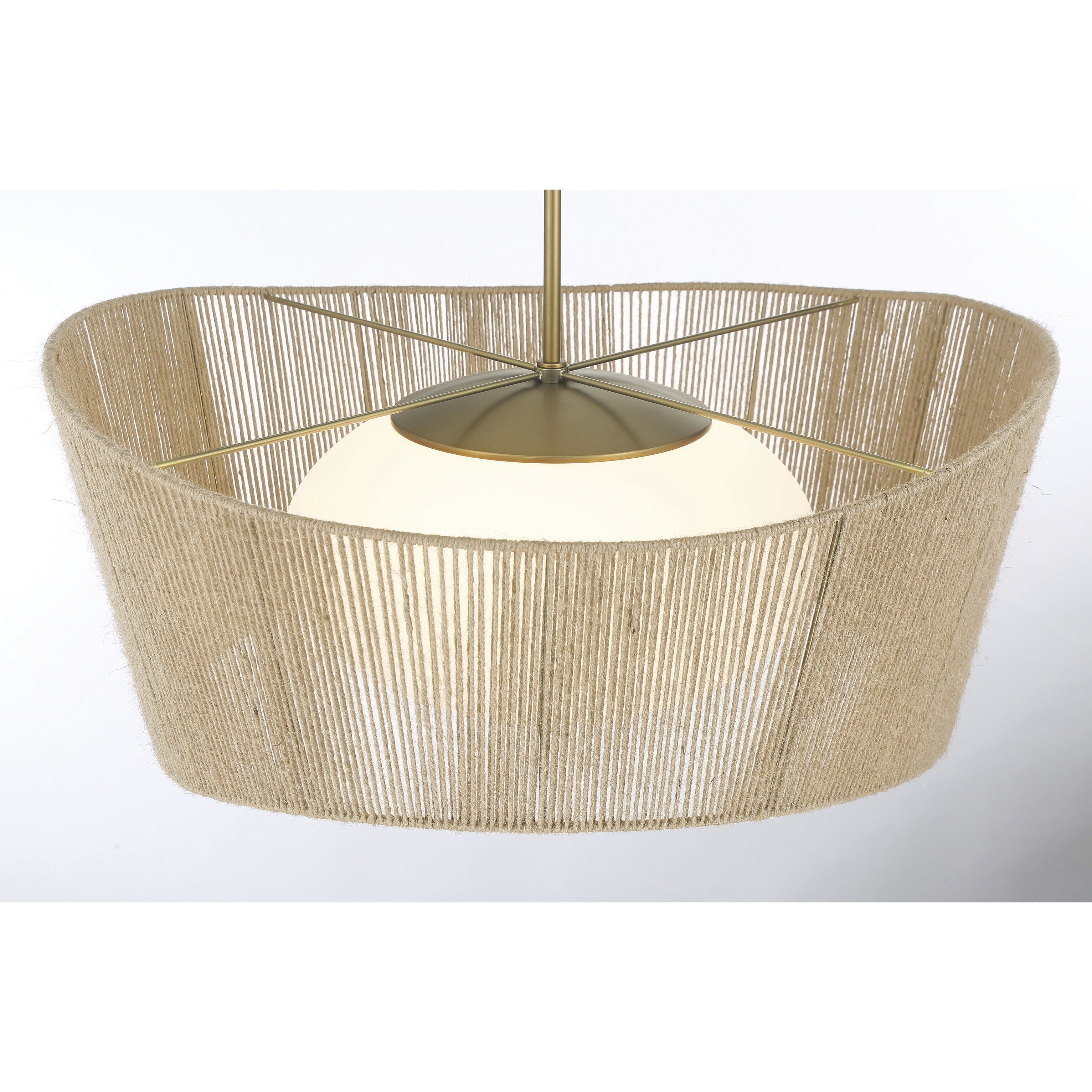 Key Largo 1 Light 28 inch Soft Brass Pendant Ceiling Light