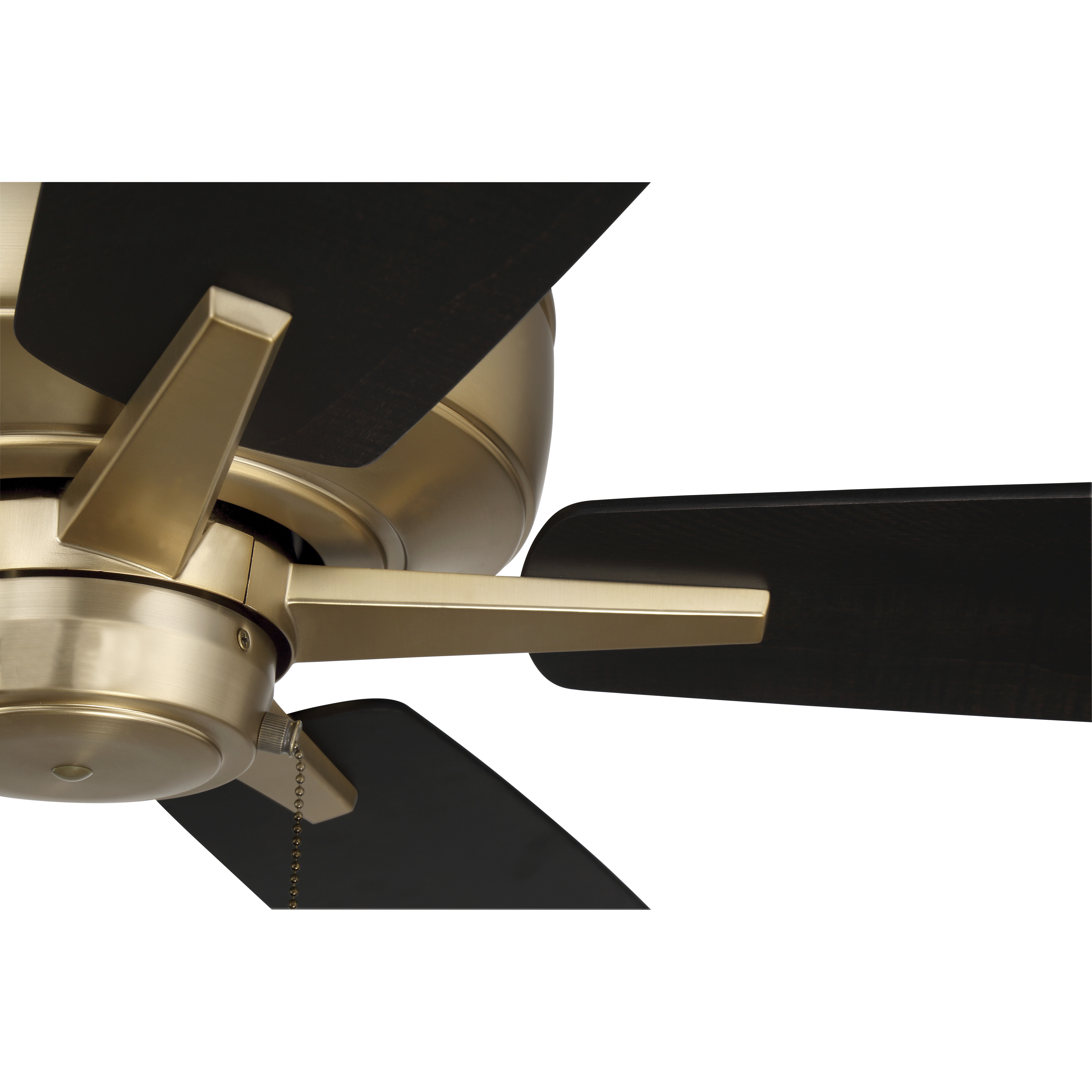 Craftmade S60SB5-60BWNFB Super Pro 60 inch Satin Brass with Black ...