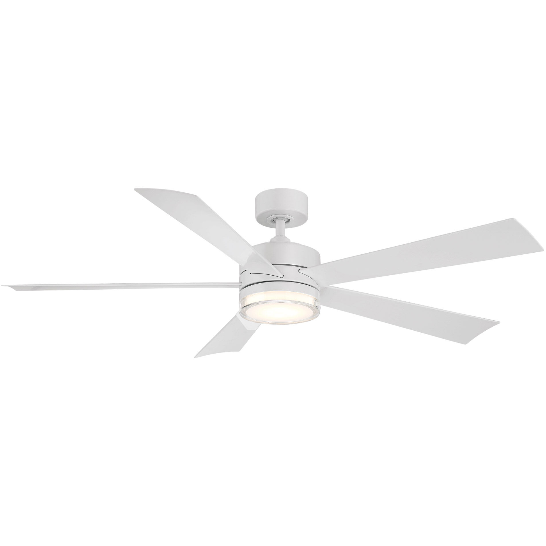 Modern Forms FR-W1801-60L-35-MW Wynd 60 inch Matte White Downrod ...