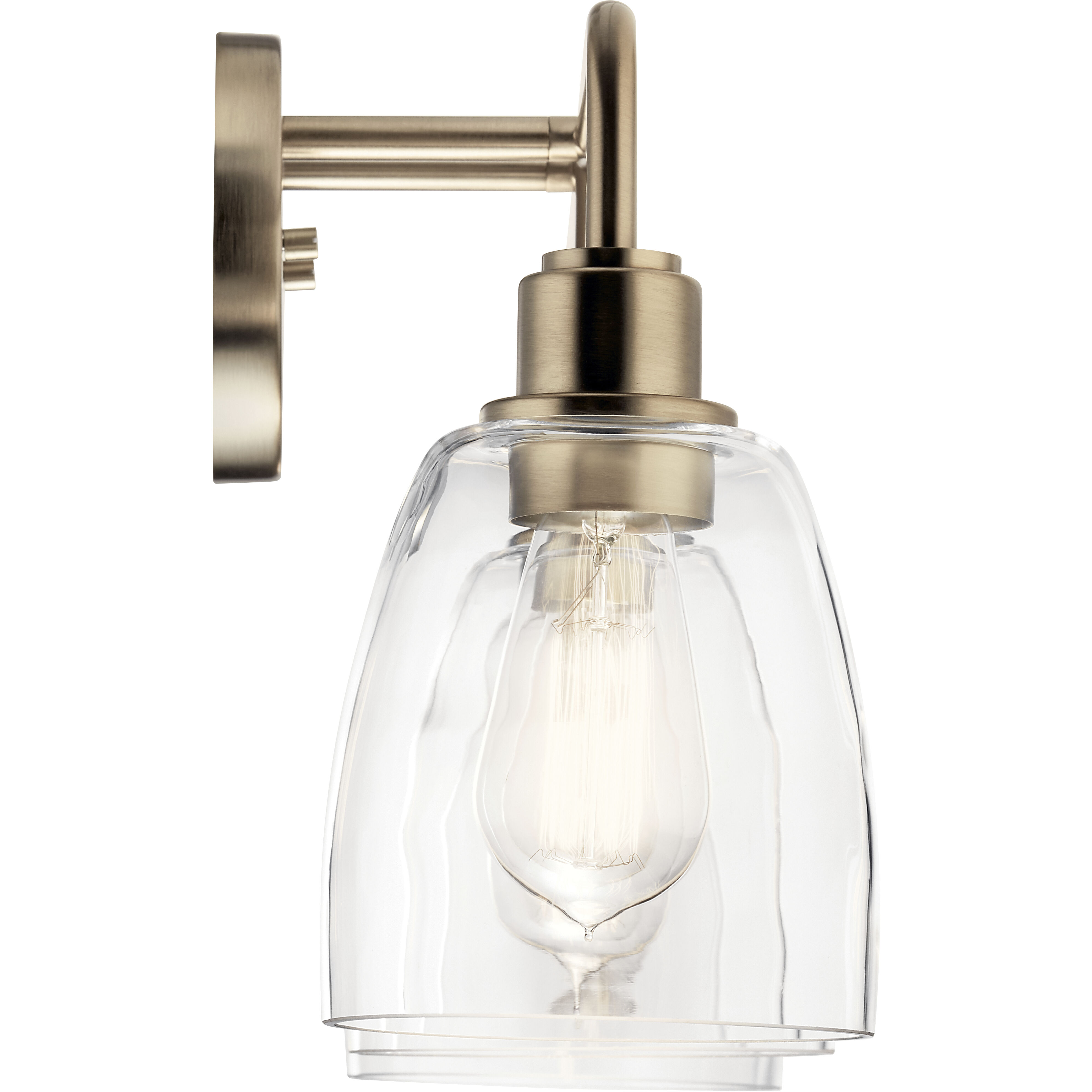 Kichler 55102CPZ Meller 3 Light 24.25 inch Champagne Bronze Bath Vanity ...