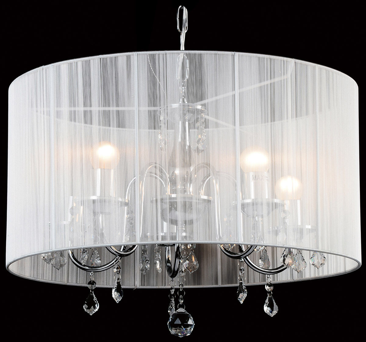 Bethel International 8106-5 Canada 5 Light 20 inch Chrome Chandelier ...