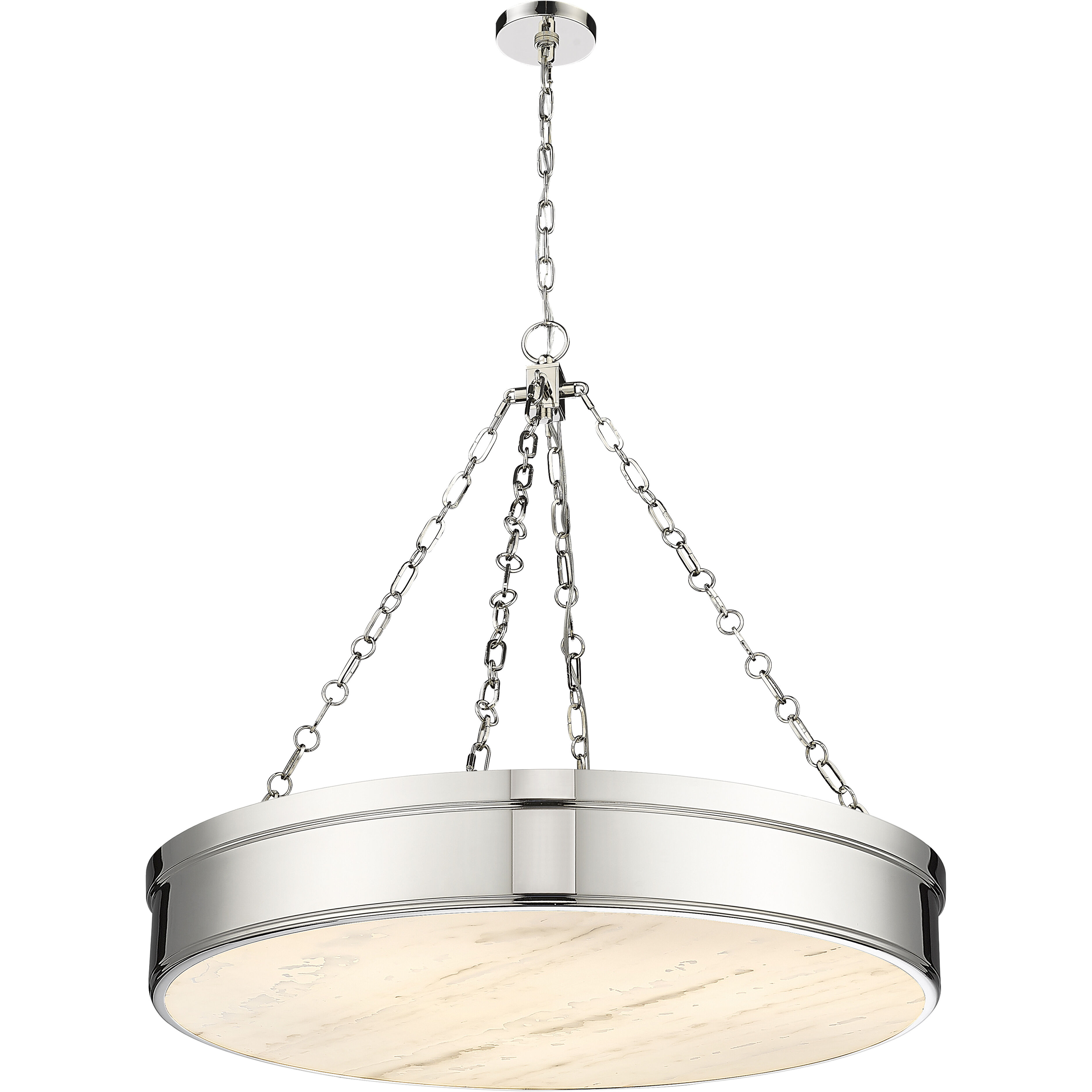 Z-Lite 1944P33-PN-LED Anders LED 33 inch Polished Nickel Chandelier ...