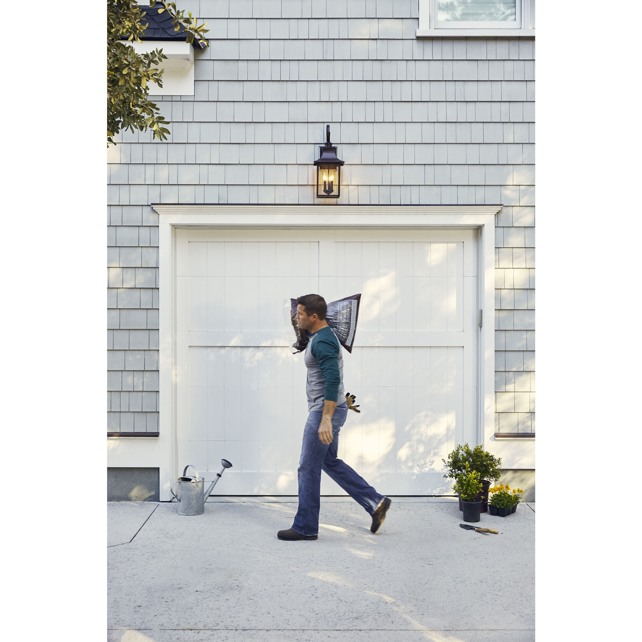 Quoizel Lighting Chancellor 3 Light Outdoor Wall Lantern in Copper ...