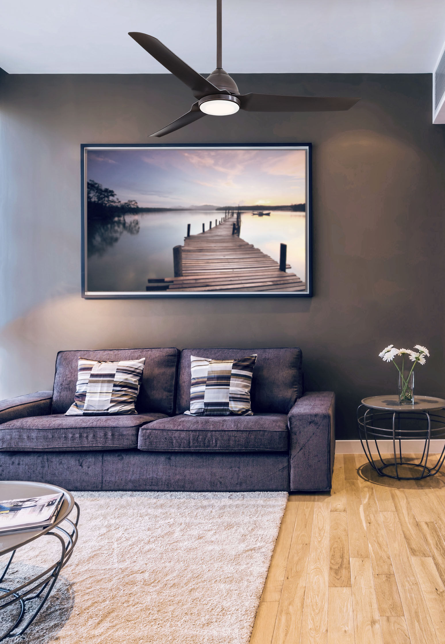 Minka-Aire F753L-KA Java 54 inch Kocoa Outdoor Ceiling Fan