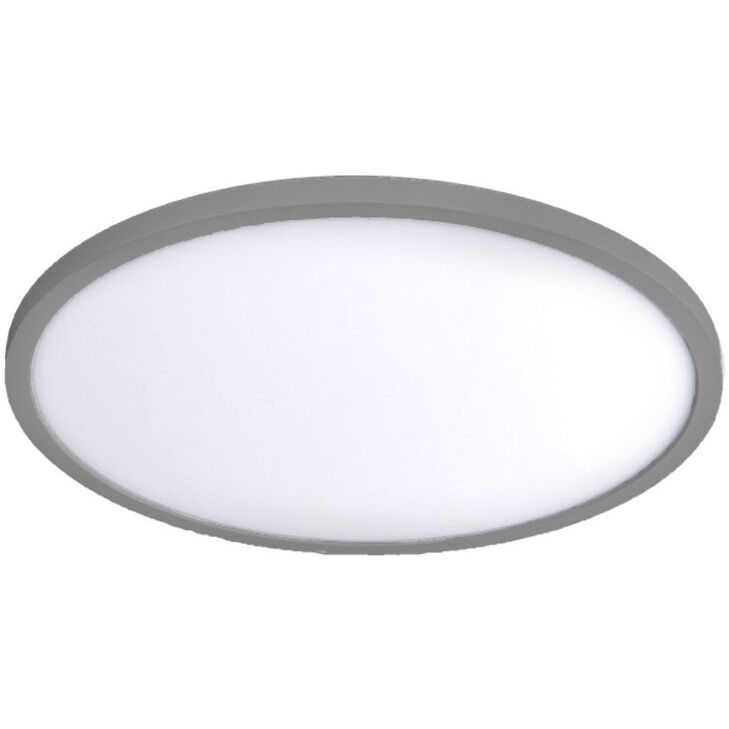 Round Flush Mount Ceiling Light in 3000K, Bronze