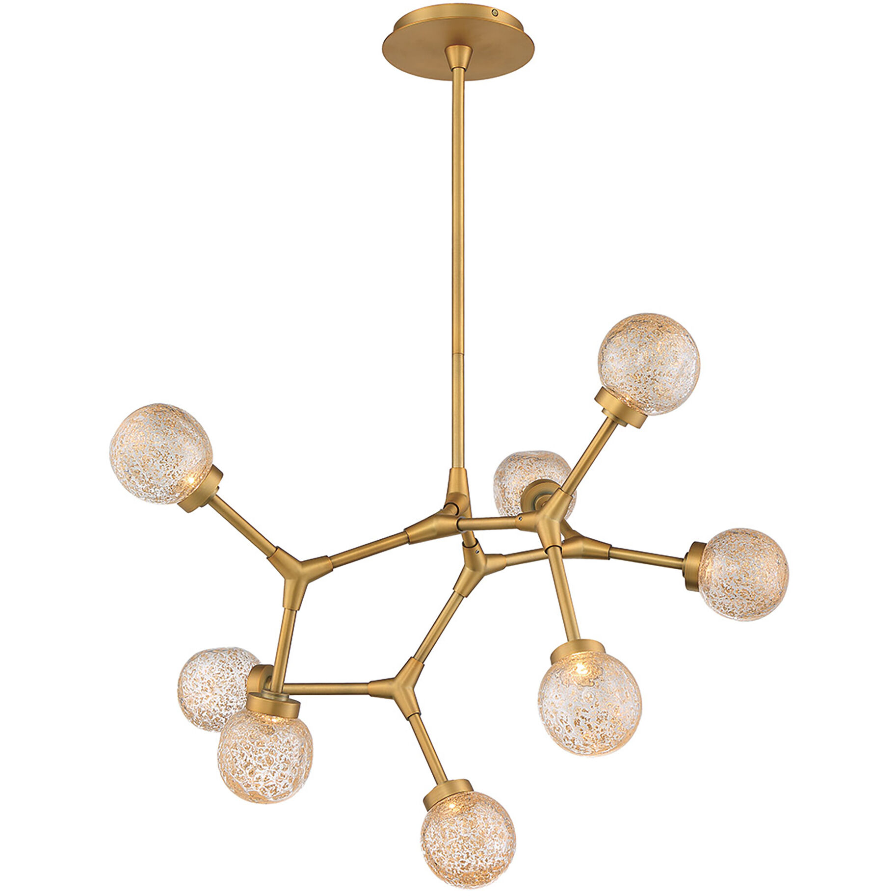 Modern Forms PD-53728-AB Catalyst LED 28 inch Aged Brass Chandelier ...